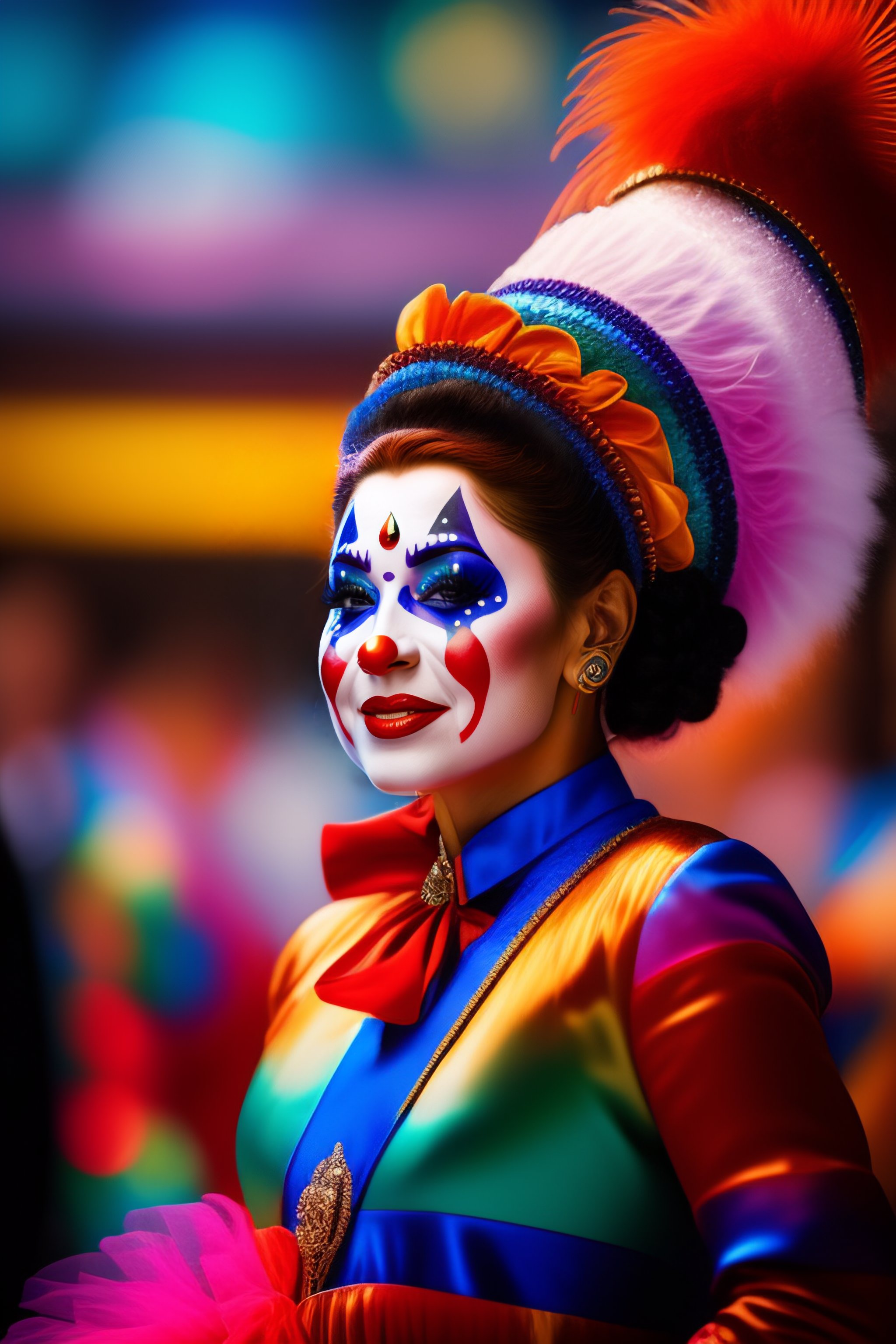 Lexica - Dancing clowns beauty pageant