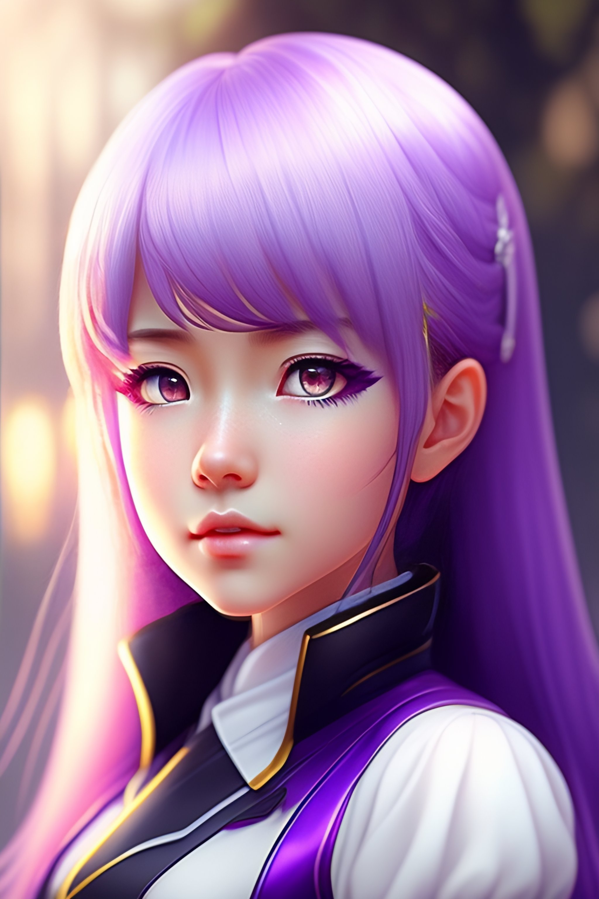 Lexica - Portrait of an anime princess girl character hyper realistic ...