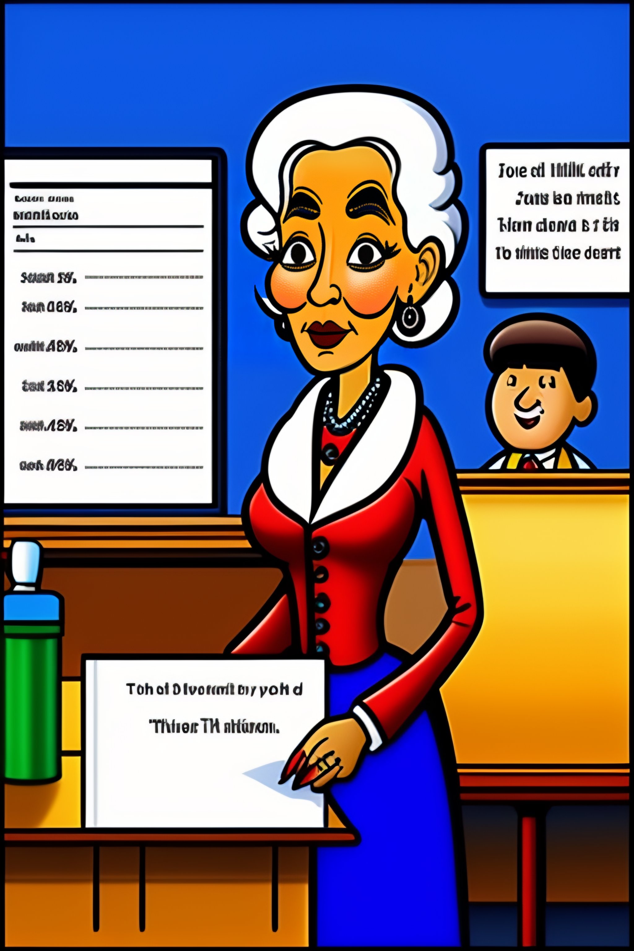 Lexica - Mrs. Thompson: Mr. Thompson's wife and a retired accountant ...