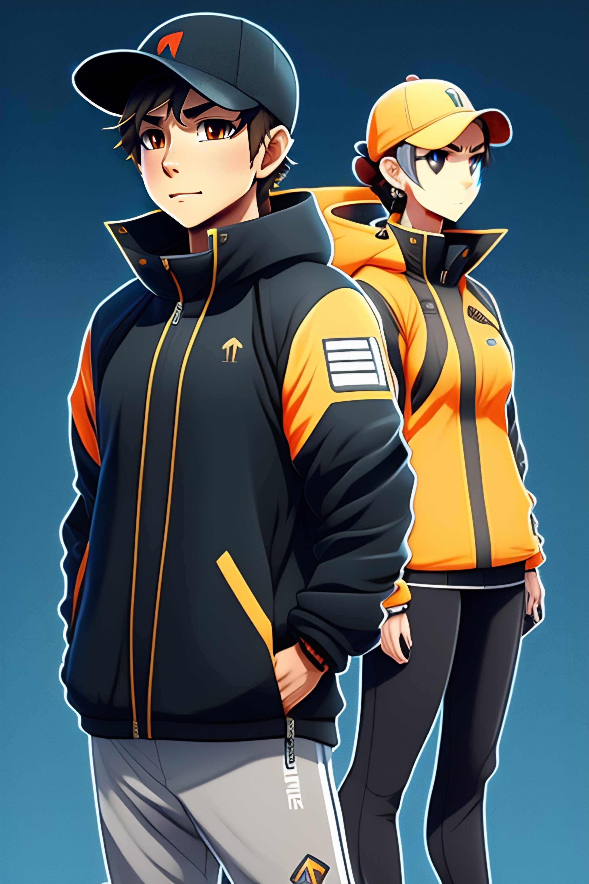Lexica - Male Pokemon trainer in techwear clothes by Ken Sugimori