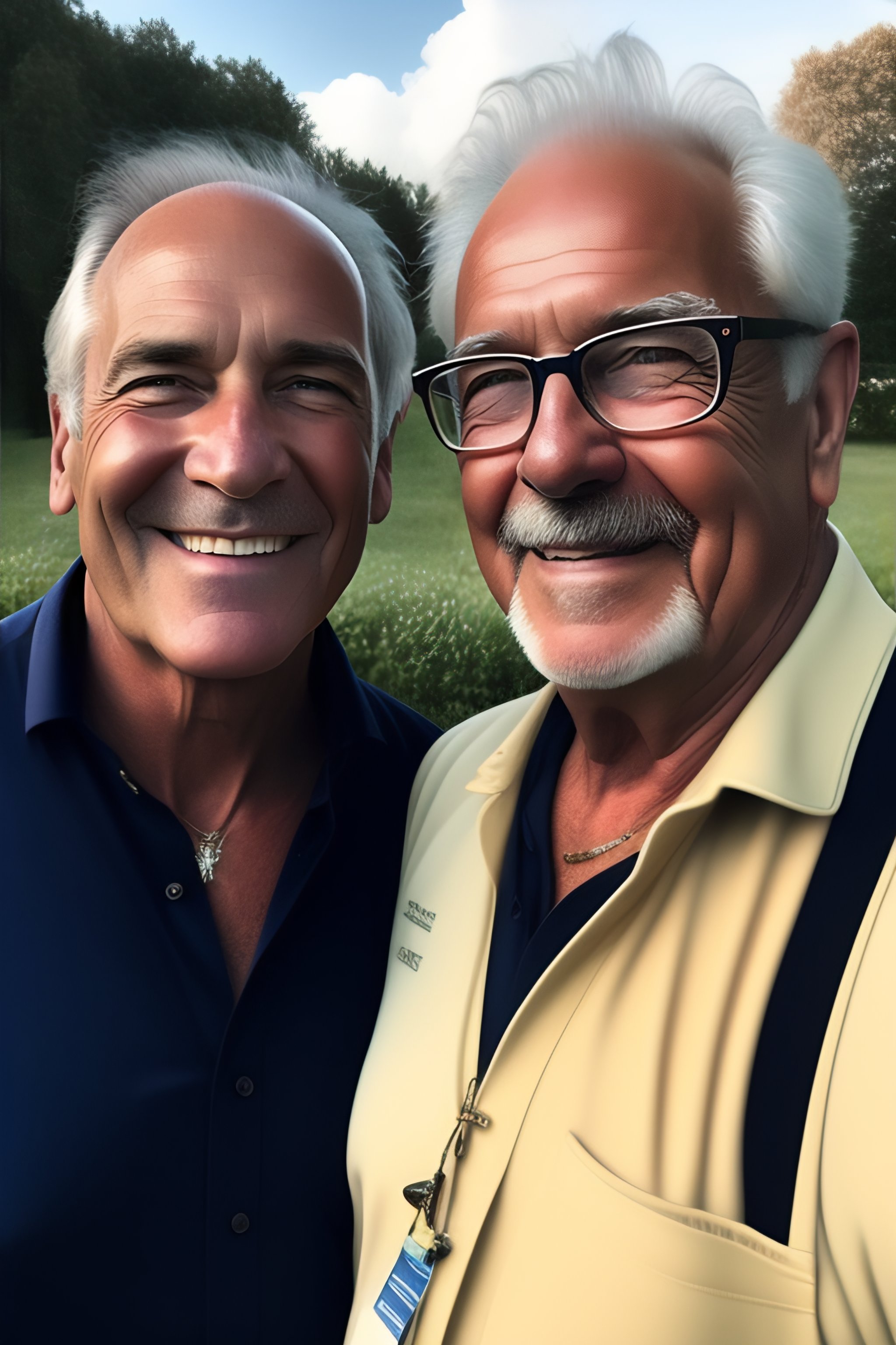 Lexica - Marc Folliot and René Rivet friends in 2023