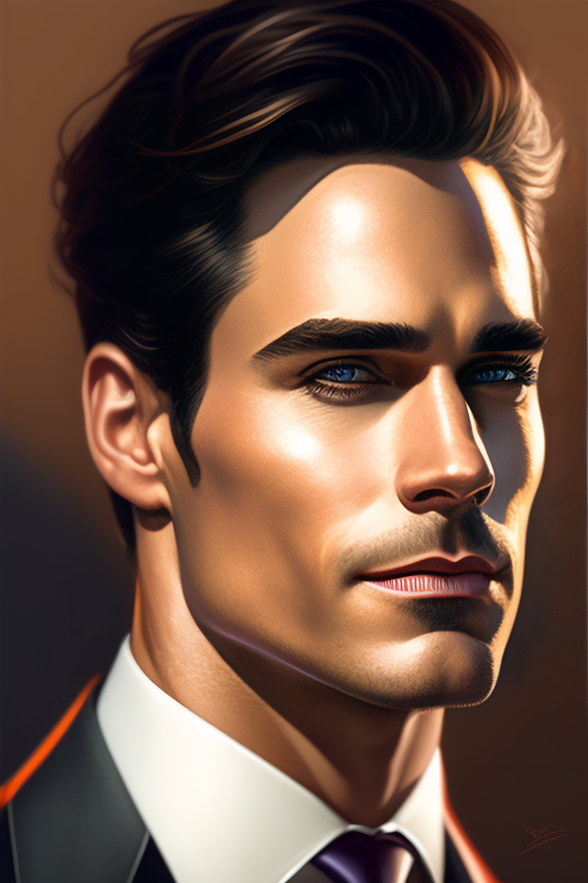 Lexica - Highly detailed portrait of matt bomer, symmetrical, digital painting, artstation ...