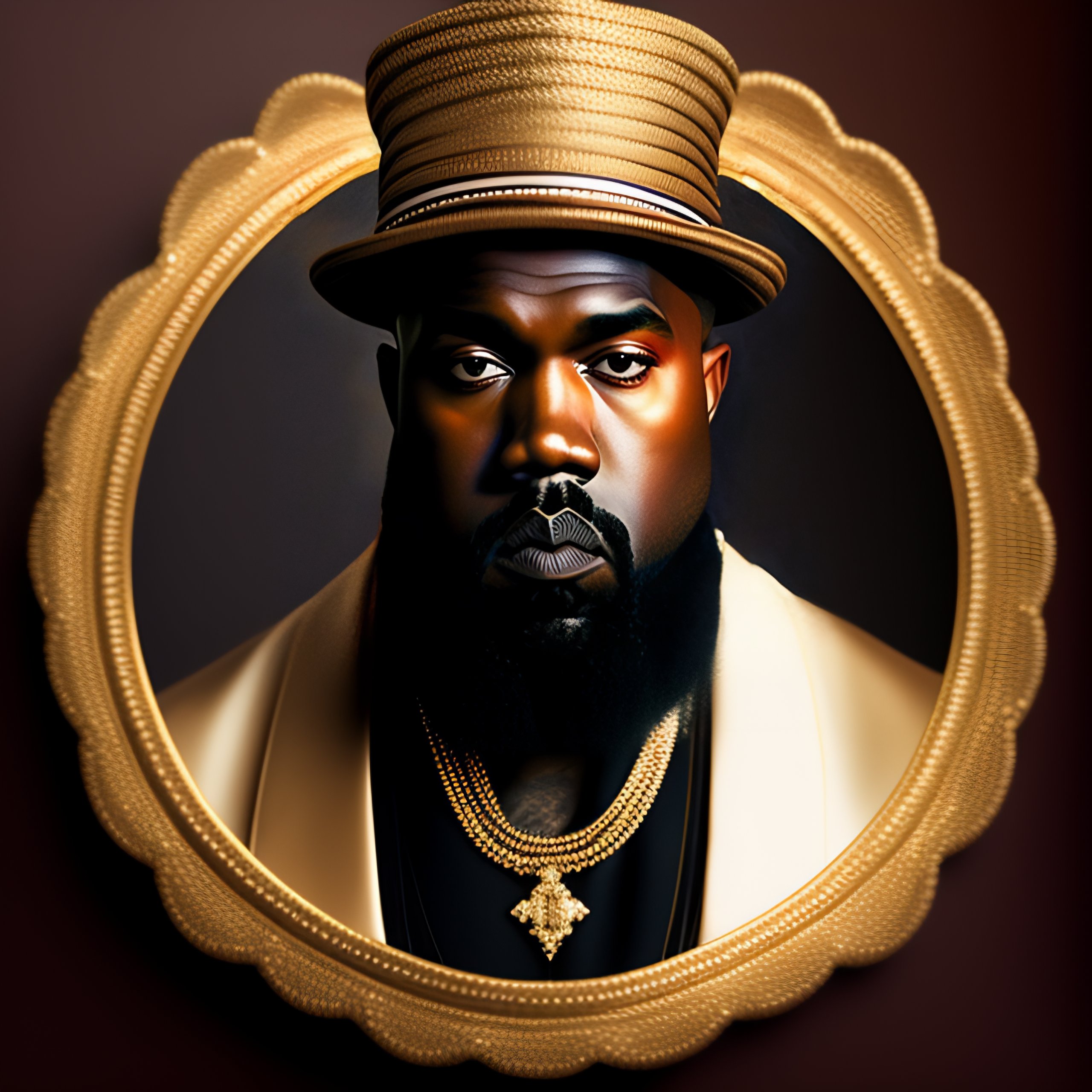 Lexica - Kanye west as jewish rabbi, long black beard, black clothes ...