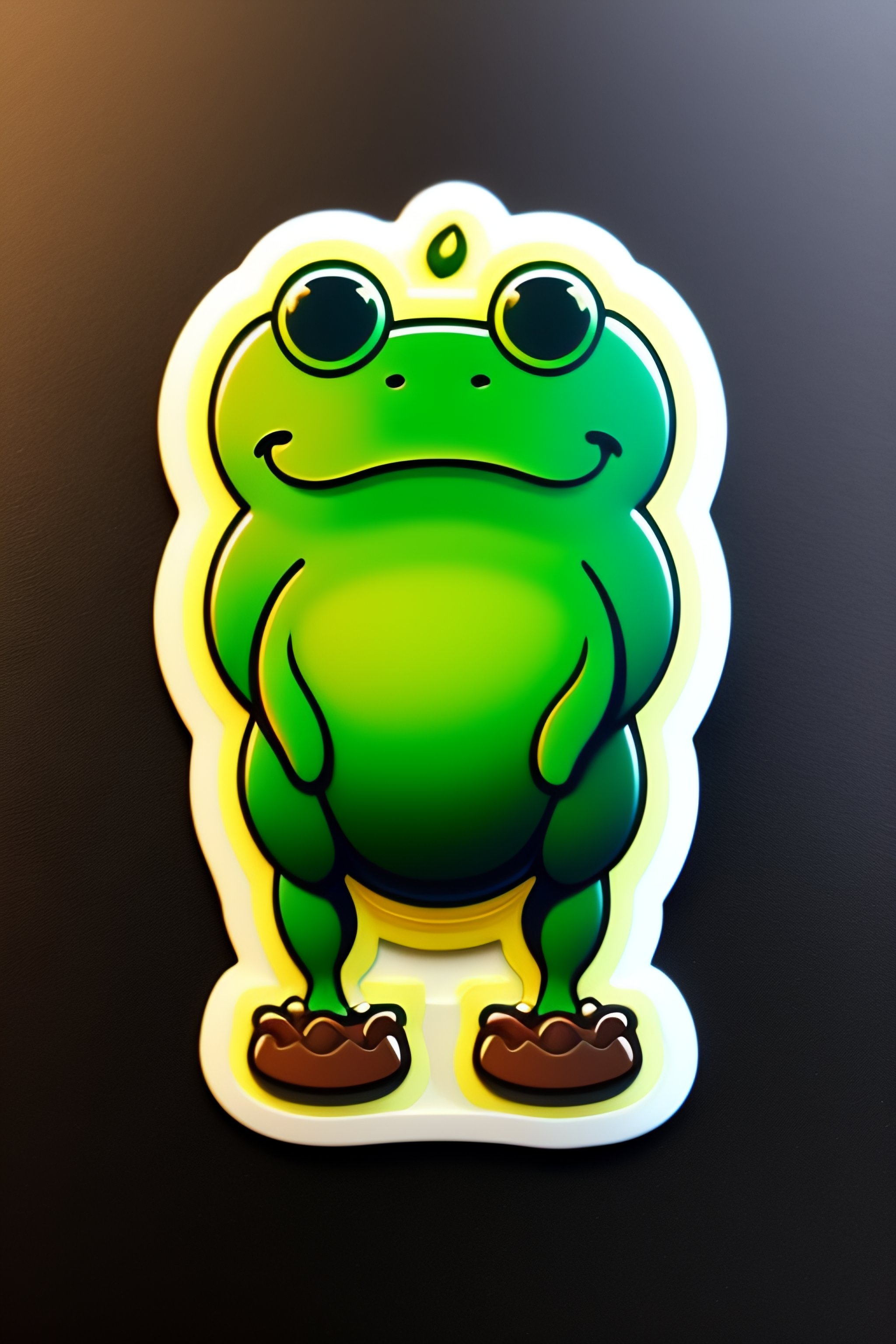 Lazy Frog Clip Art