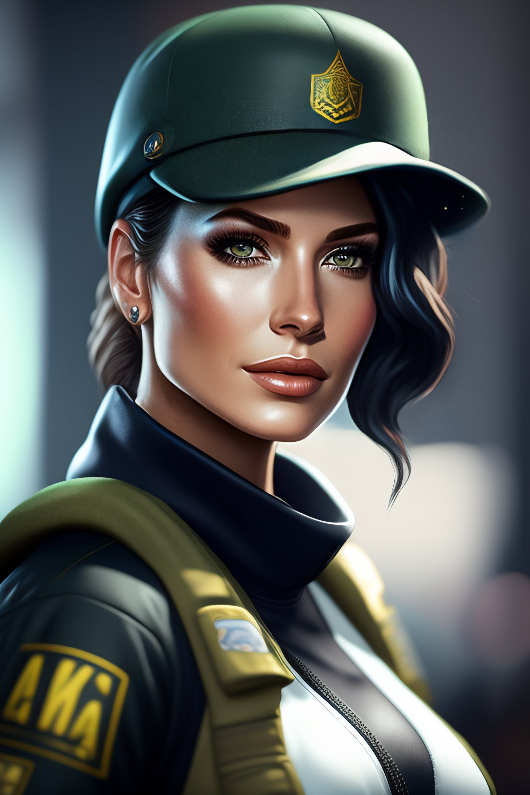 Lexica - Detailed portrait of a beautiful ela from 'rainbow six siege ...