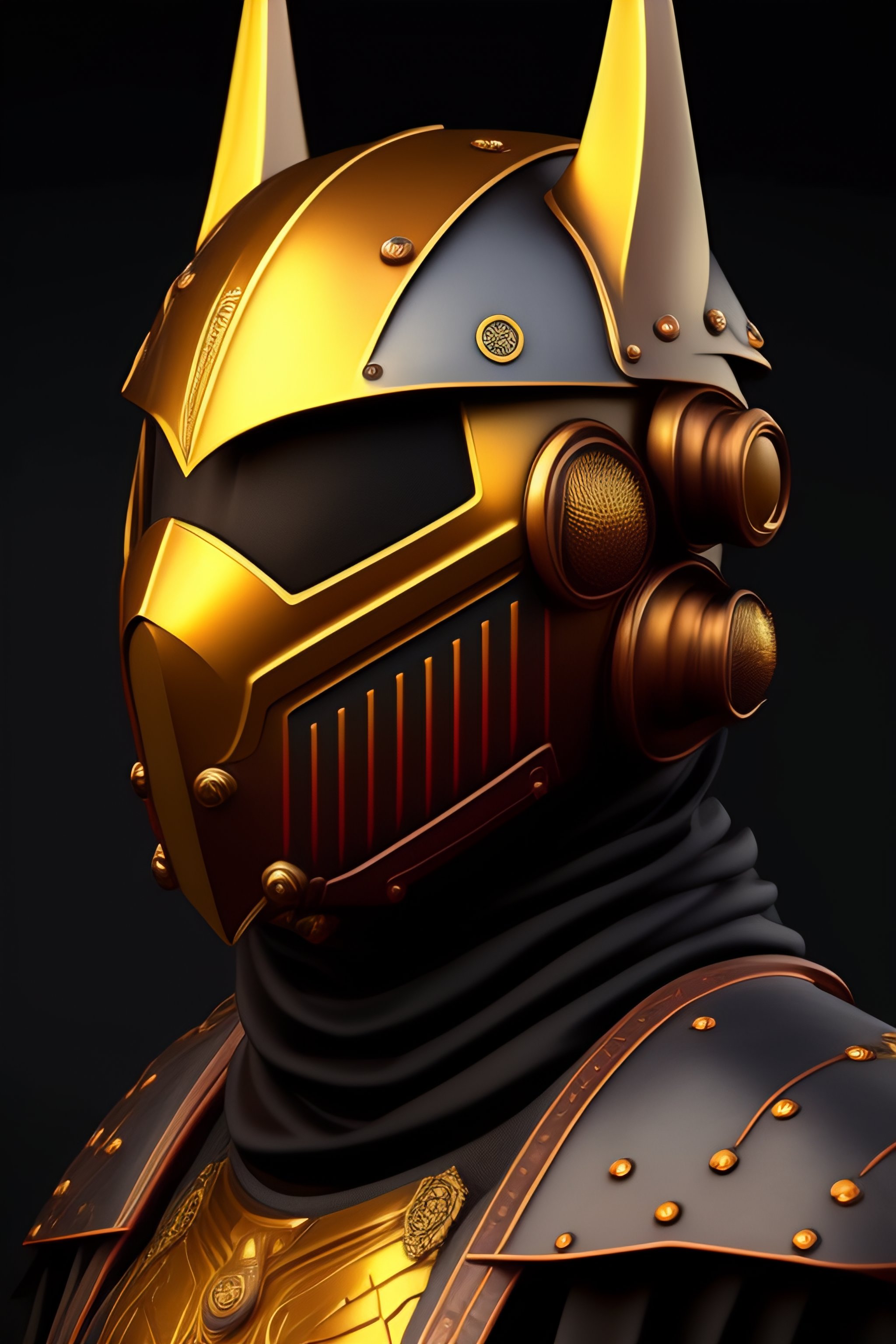 Lexica - Robot ninja mask helmet borderland with hyperrealistic ...