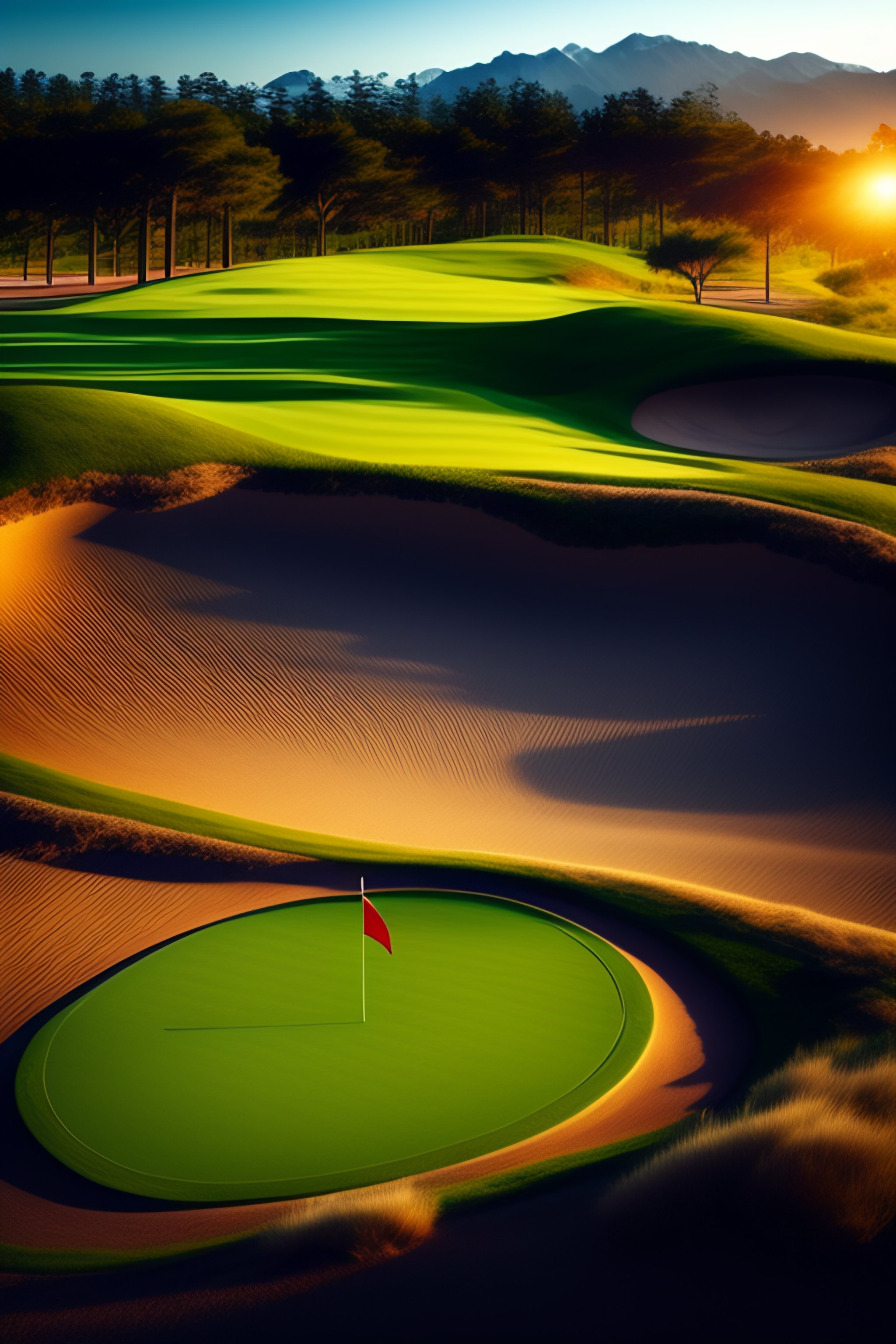 Lexica - Imagen de un campo de golf