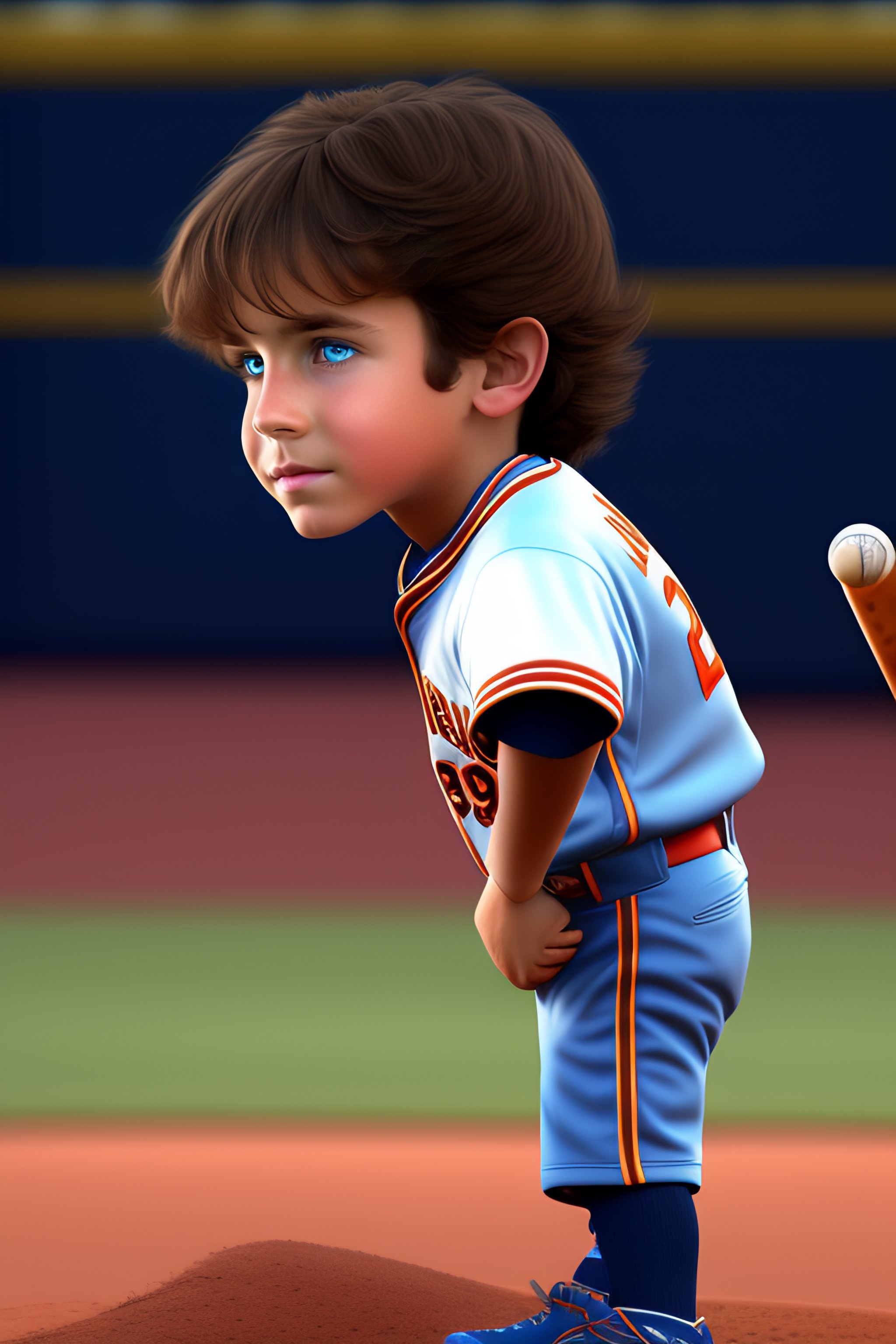 Lexica - A nine-year-old boy with a passion for baseball. He has bright ...