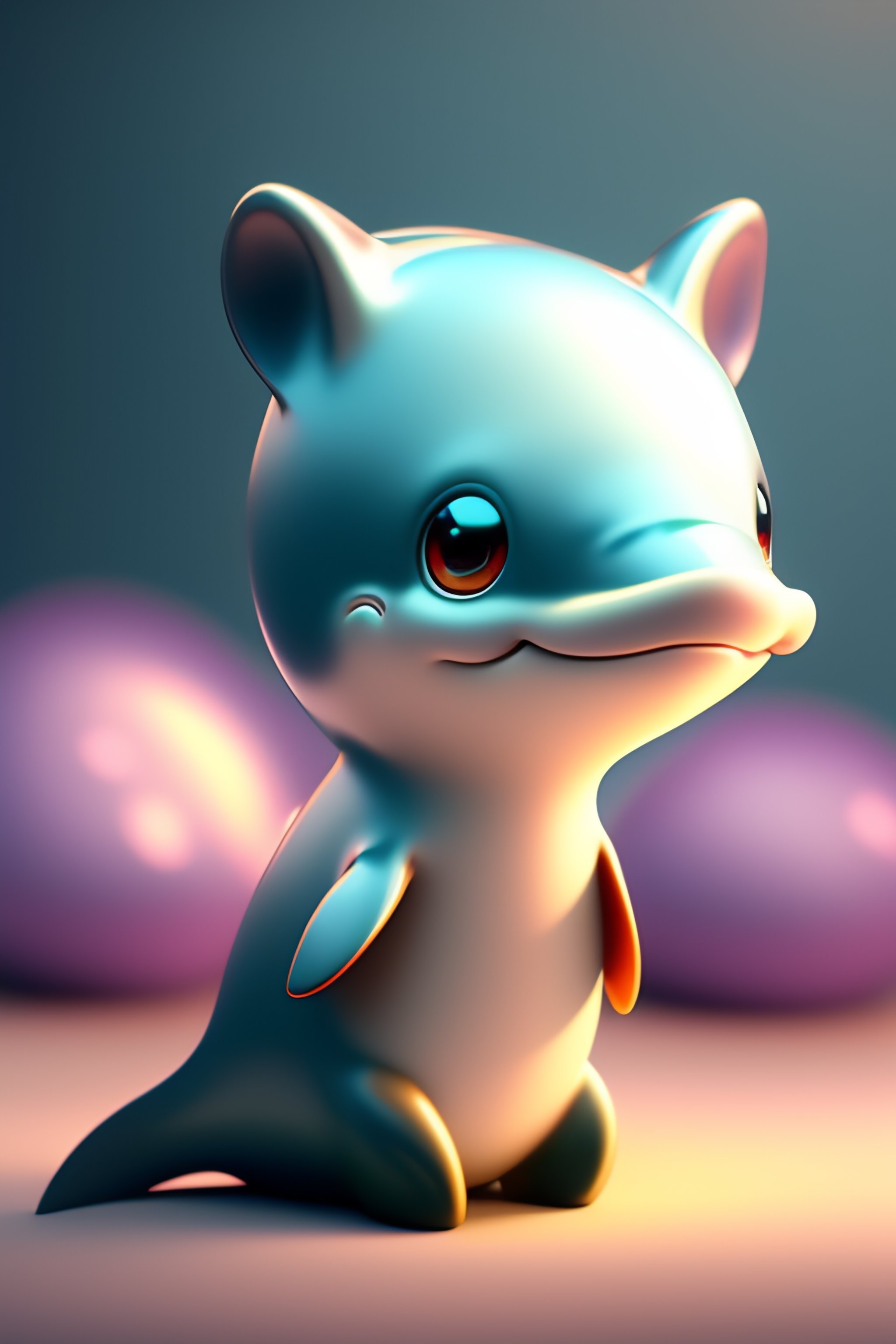 Lexica - Cute small dolphin, cartoon, unreal engine, cozy indoor ...