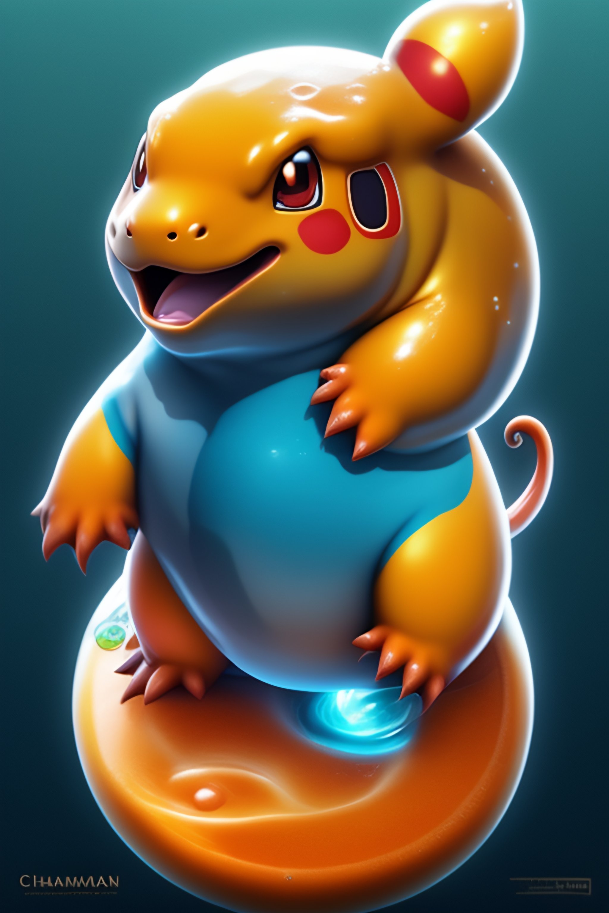Lexica - Charmander pokemon water type