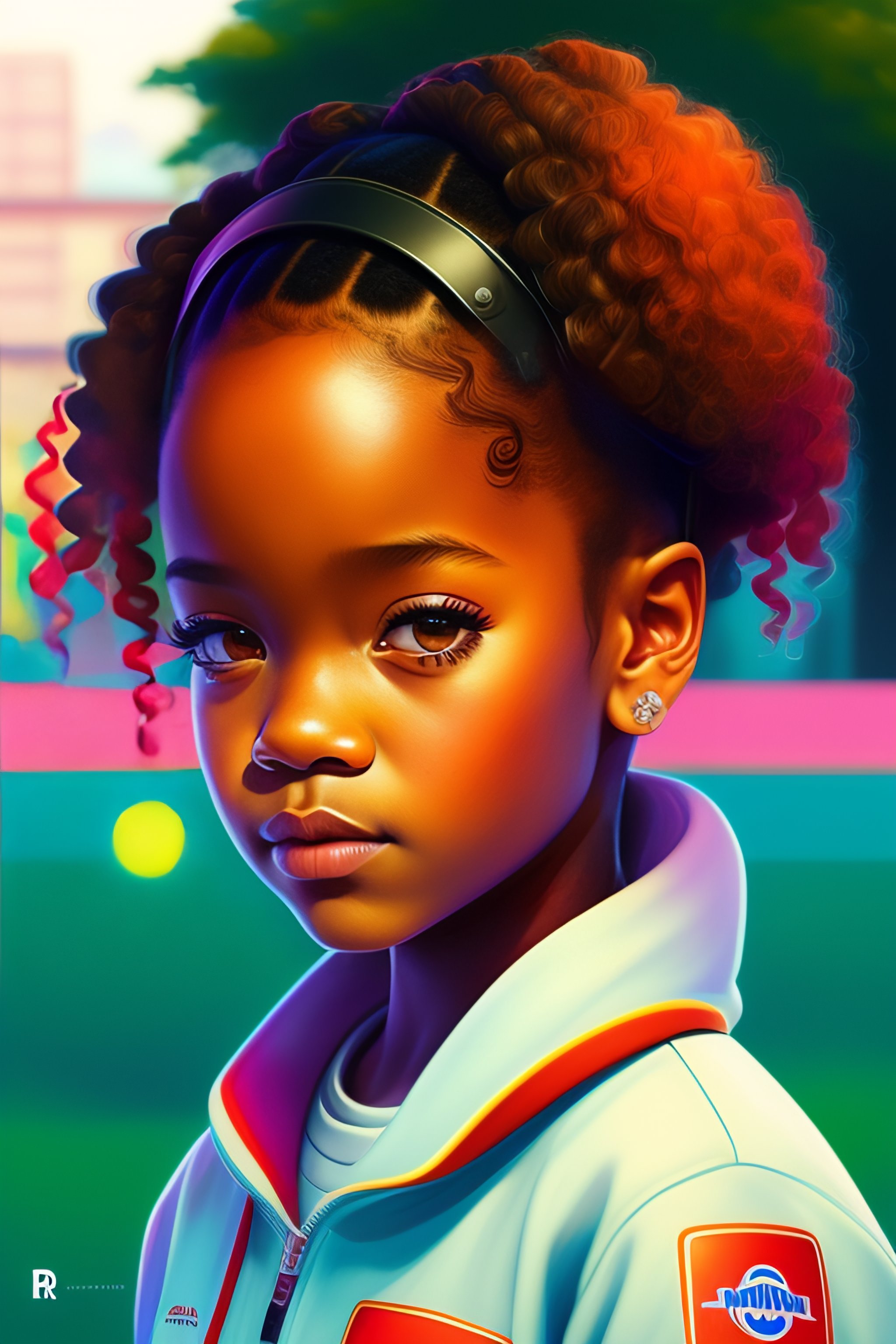 lexica-photo-of-10-year-old-girl-rihanna-in-a-playground-with-her-30