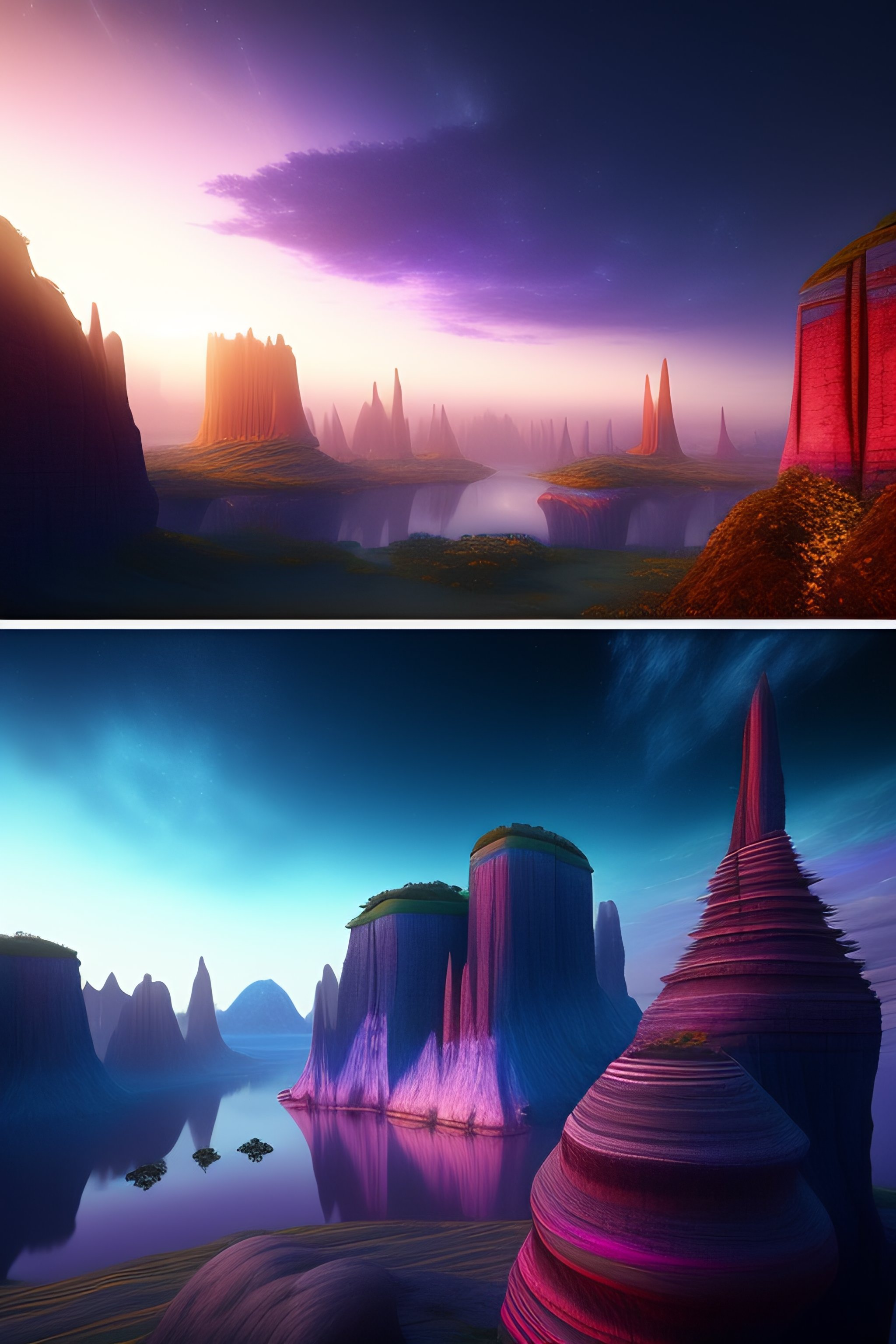 Lexica - Generate a digital image of a unique and magical setting using ...