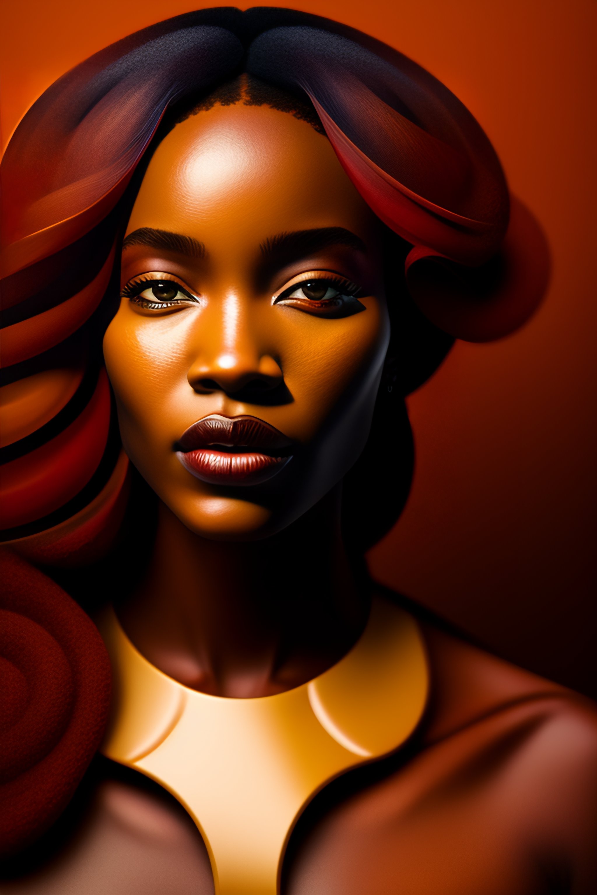 Lexica - Perfect symmetrical face hyperrealism portrait of a beautiful ...