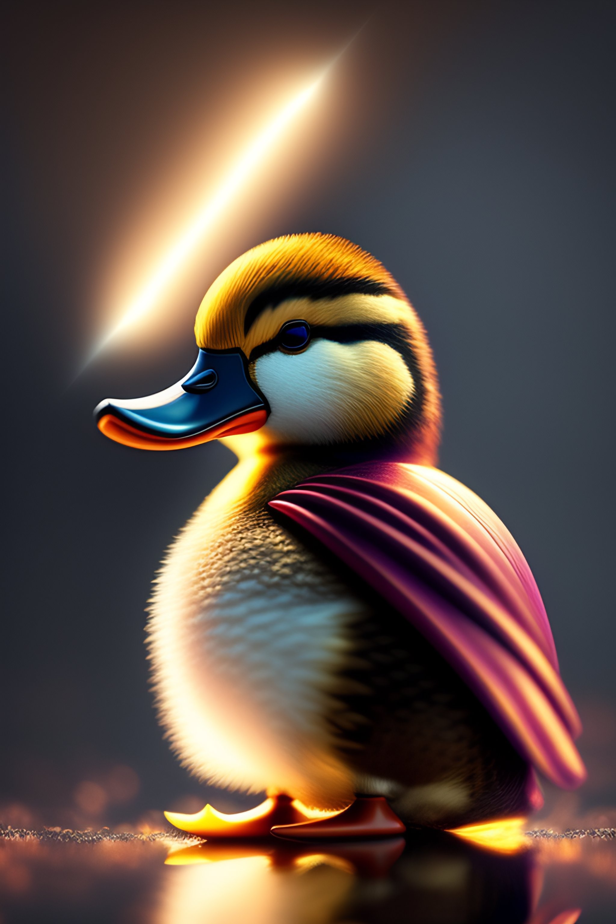 Lexica - A duck with divine powers of thor