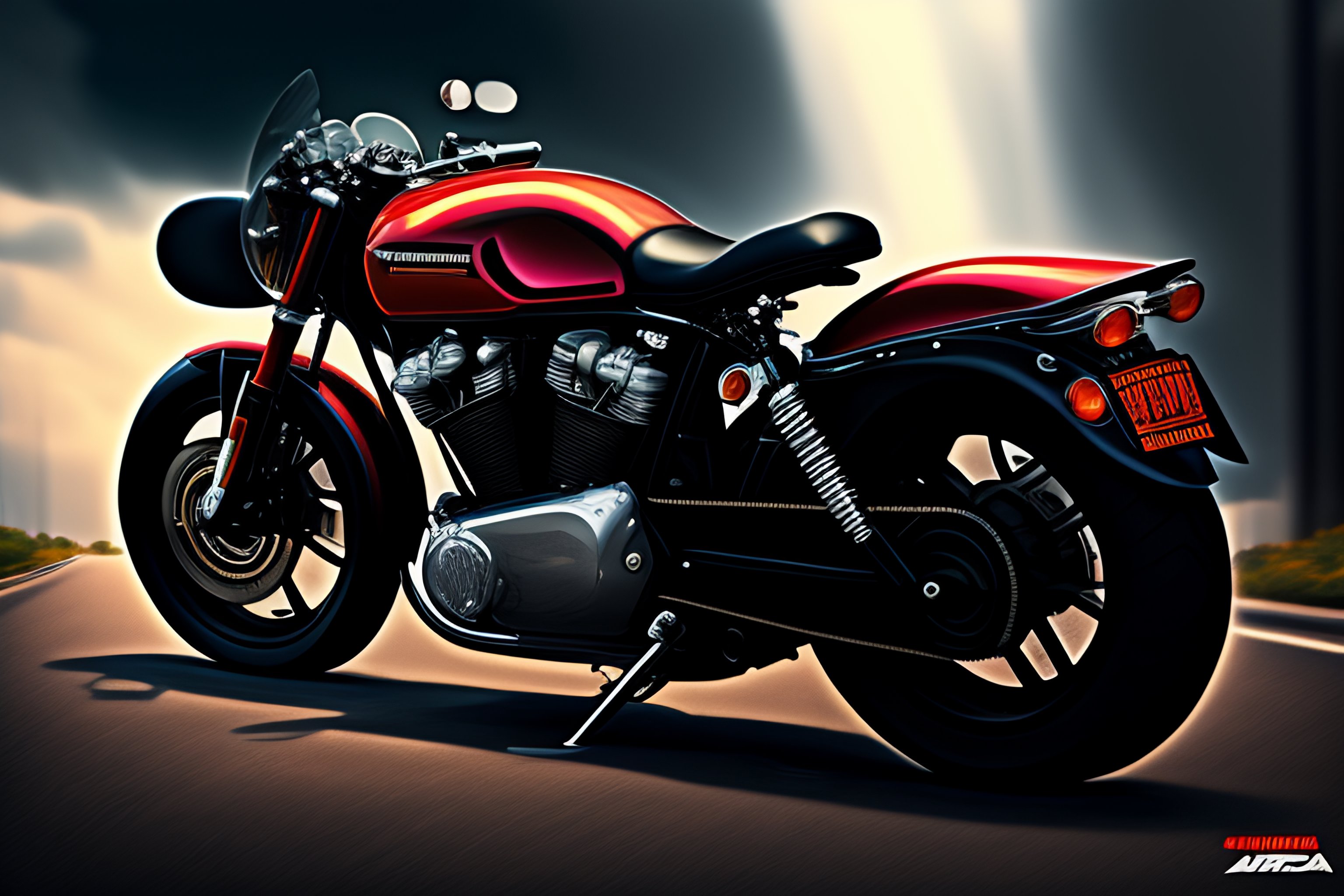 Lexica - Akira keneda motorcycle dark style