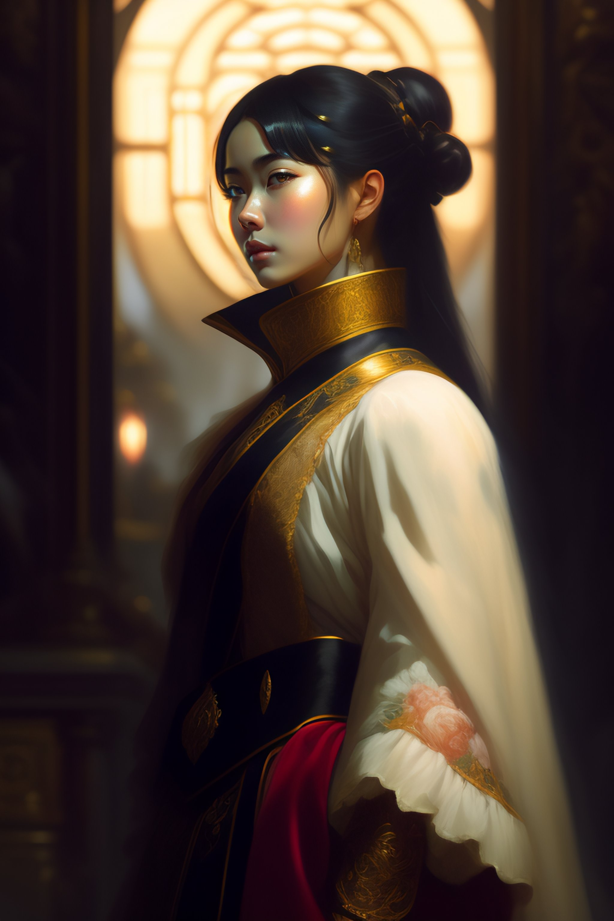 Lexica - Baroque oil painting anime key visual full body portrait ...