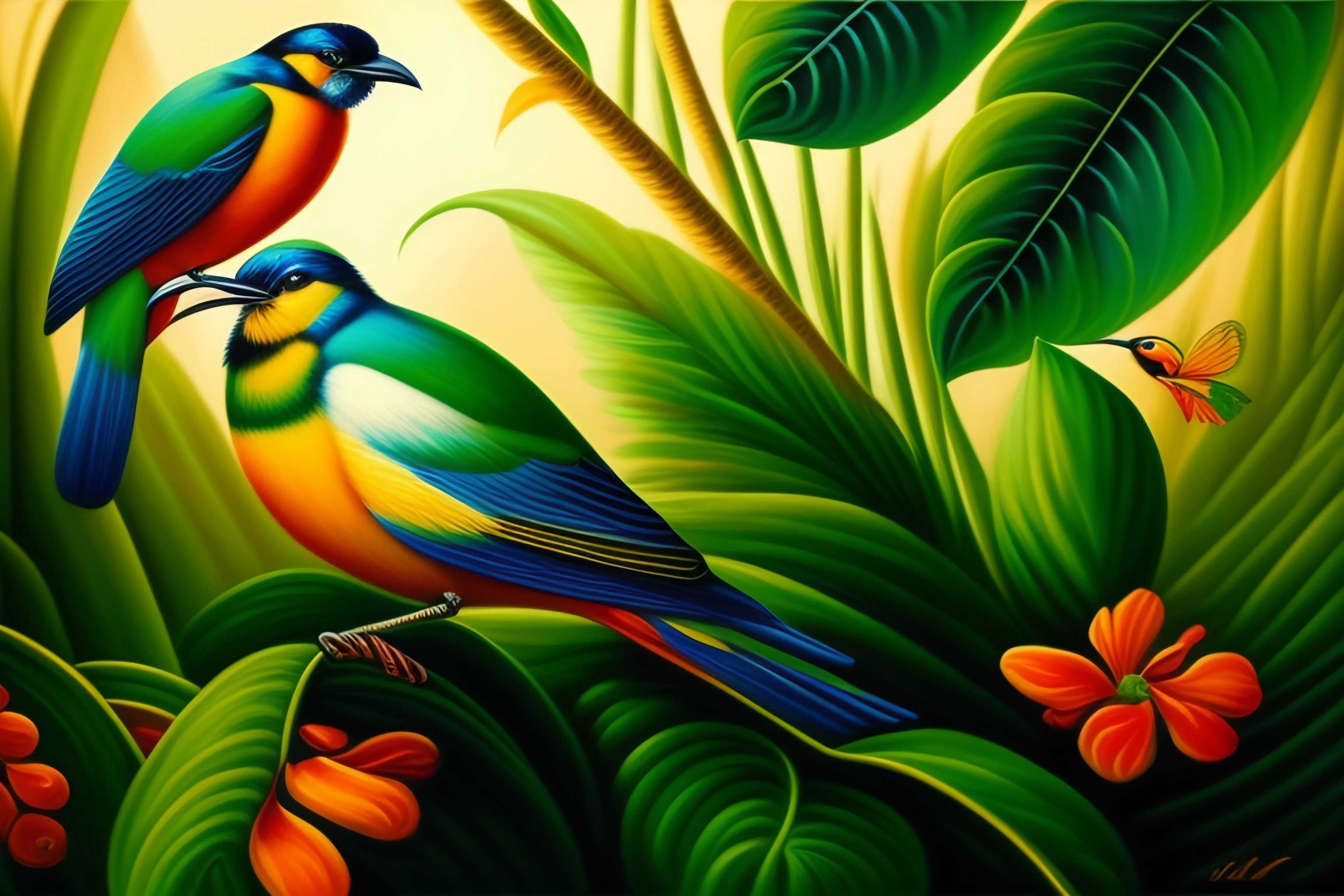 Lexica - Vintage Painting of the flora and fauna of Panama, such as ...