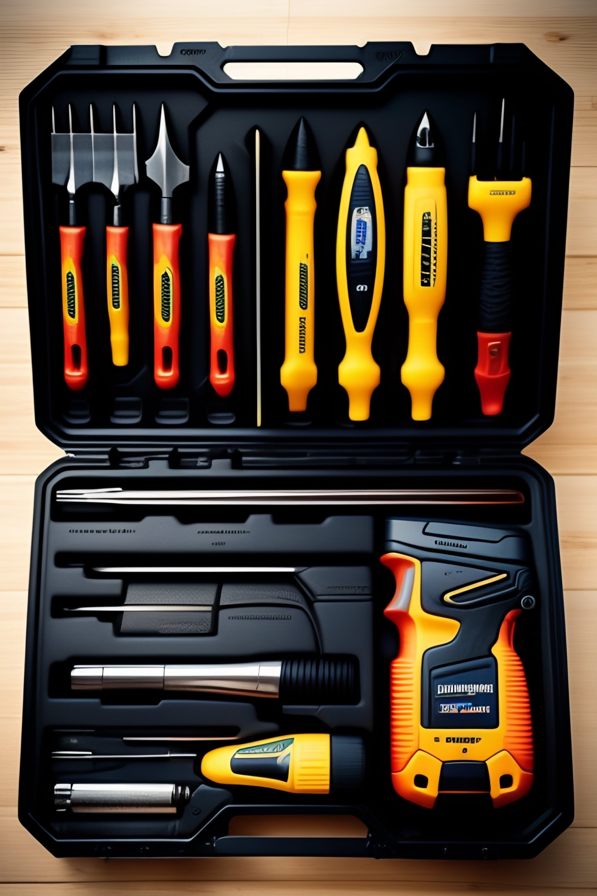 Lexica - Portrait of a technician tool box