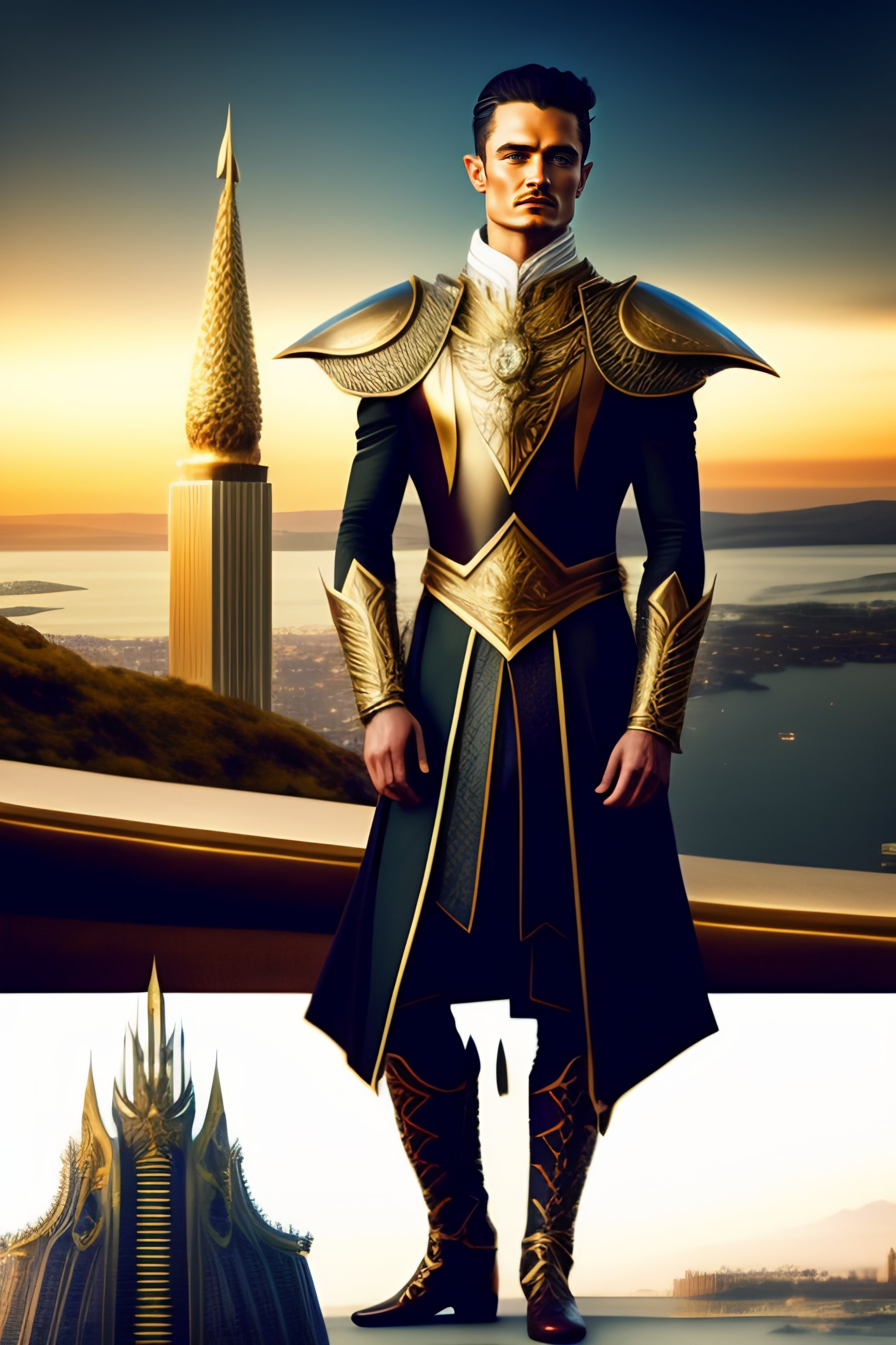 Lexica - Ultra-sharp photography of orlando bloom Legolas Son of ...