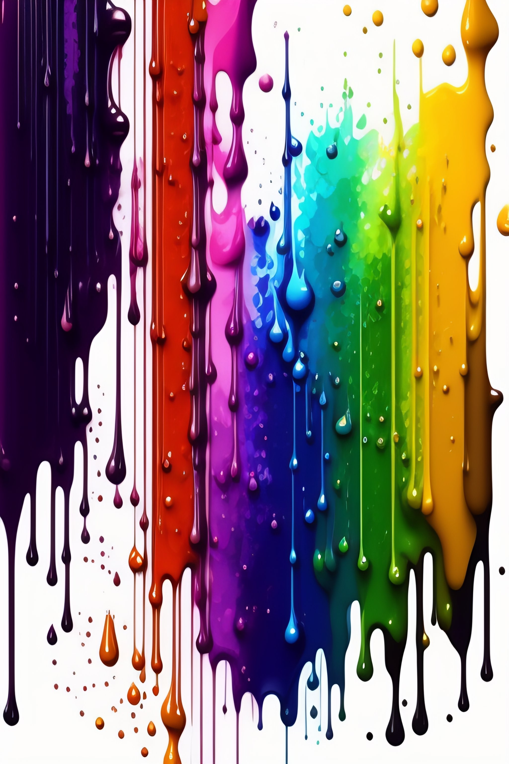 Lexica - Graffiti, dripping paint, spray paint, many colors watercolor ...