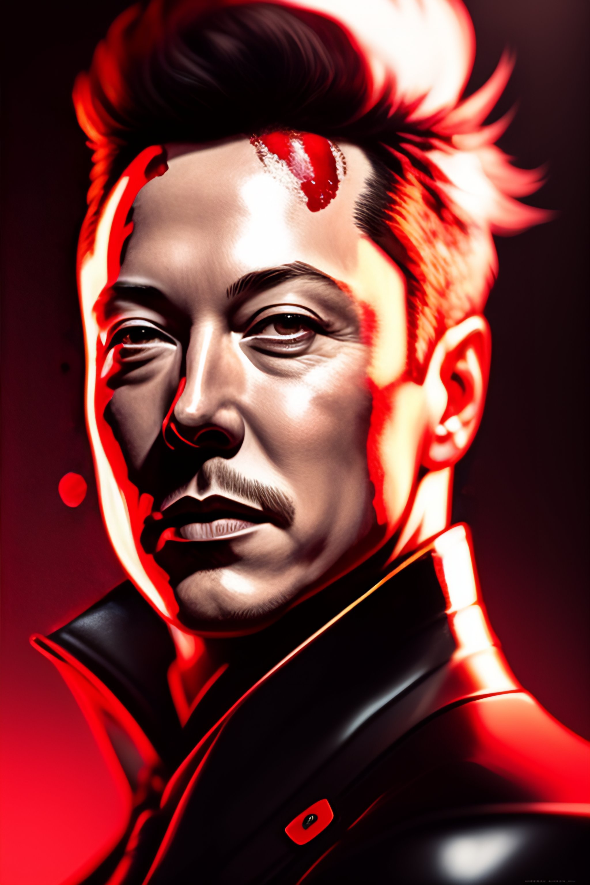 Lexica - Highly detailed portrait of elon musk, by Michael Reeder ...