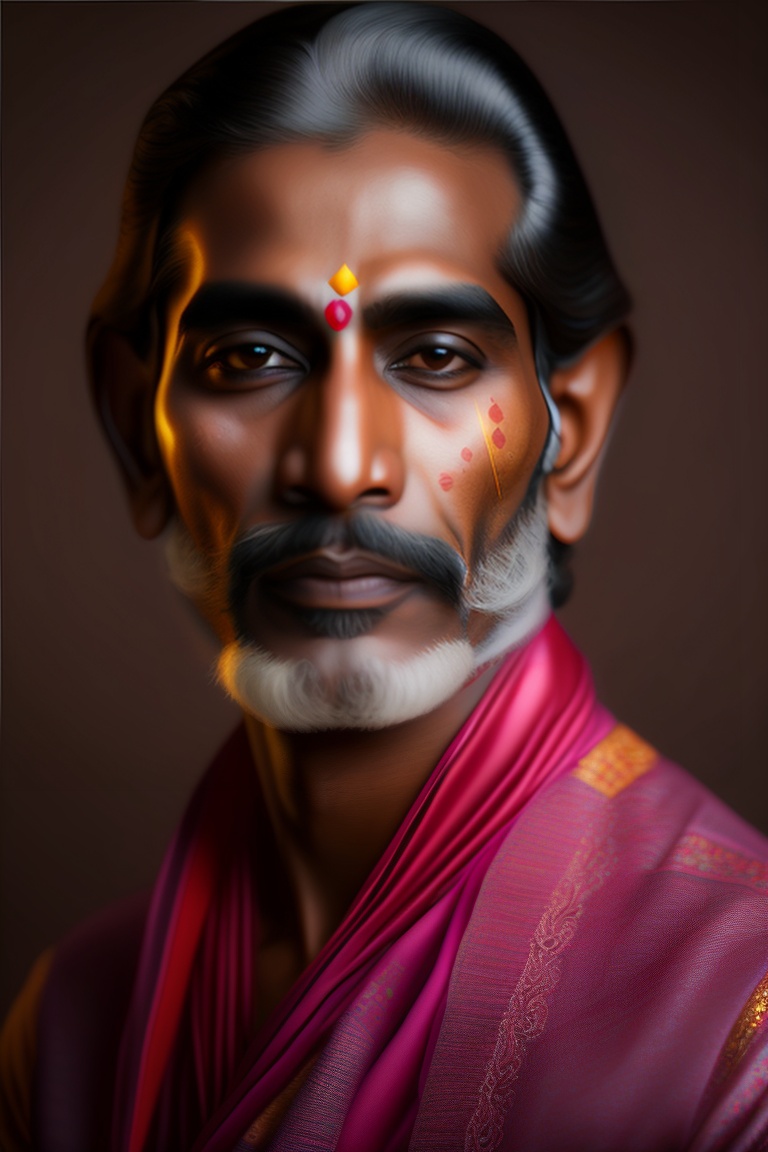 Lexica - Indian man , realistic photography