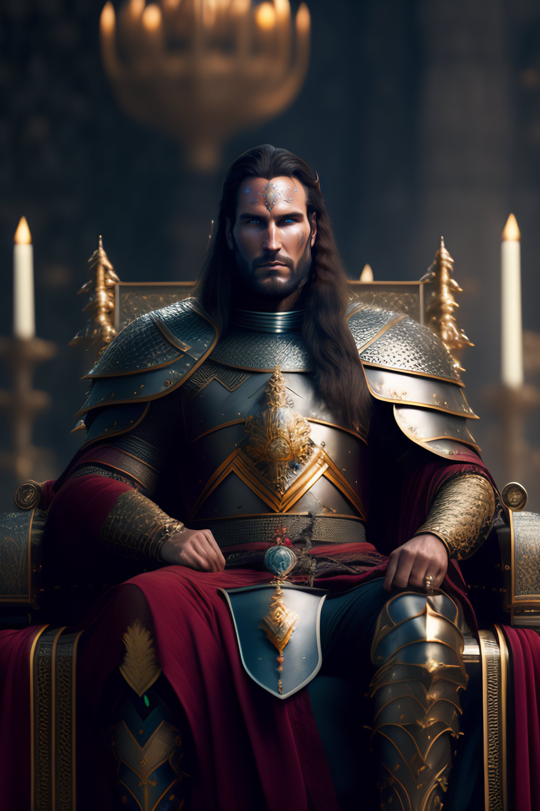 Lexica - Highly detailed warrior Clive Standen as medieval king in ...