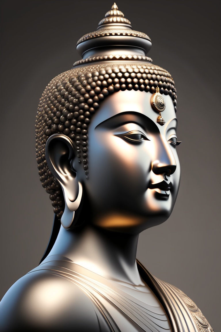 Lexica - Lord buddha original, black and white, ultra realistic, 8k ...