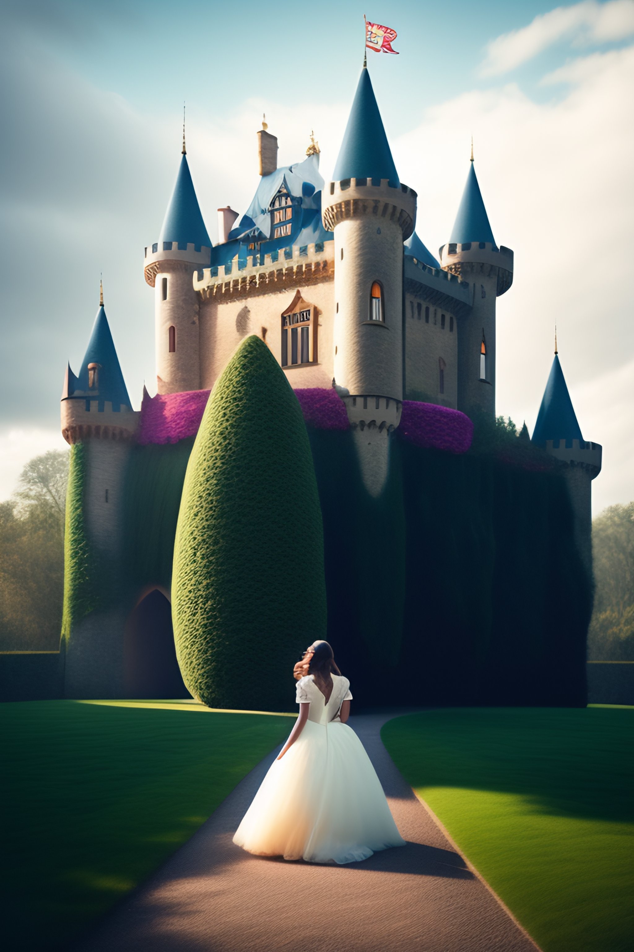 Lexica - Castle with princess clara