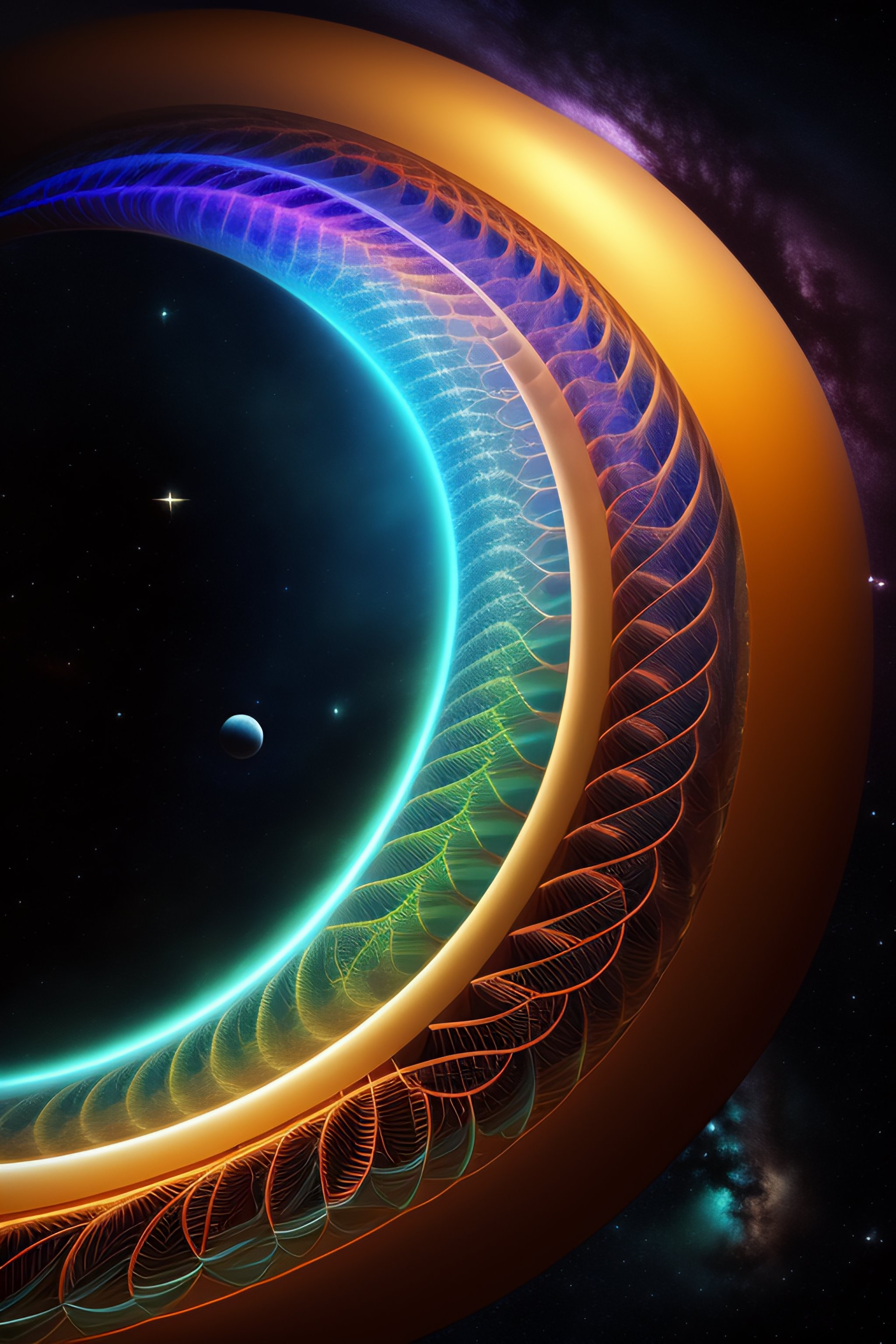 Lexica - A double helix surrounded by mathematical equations floating ...