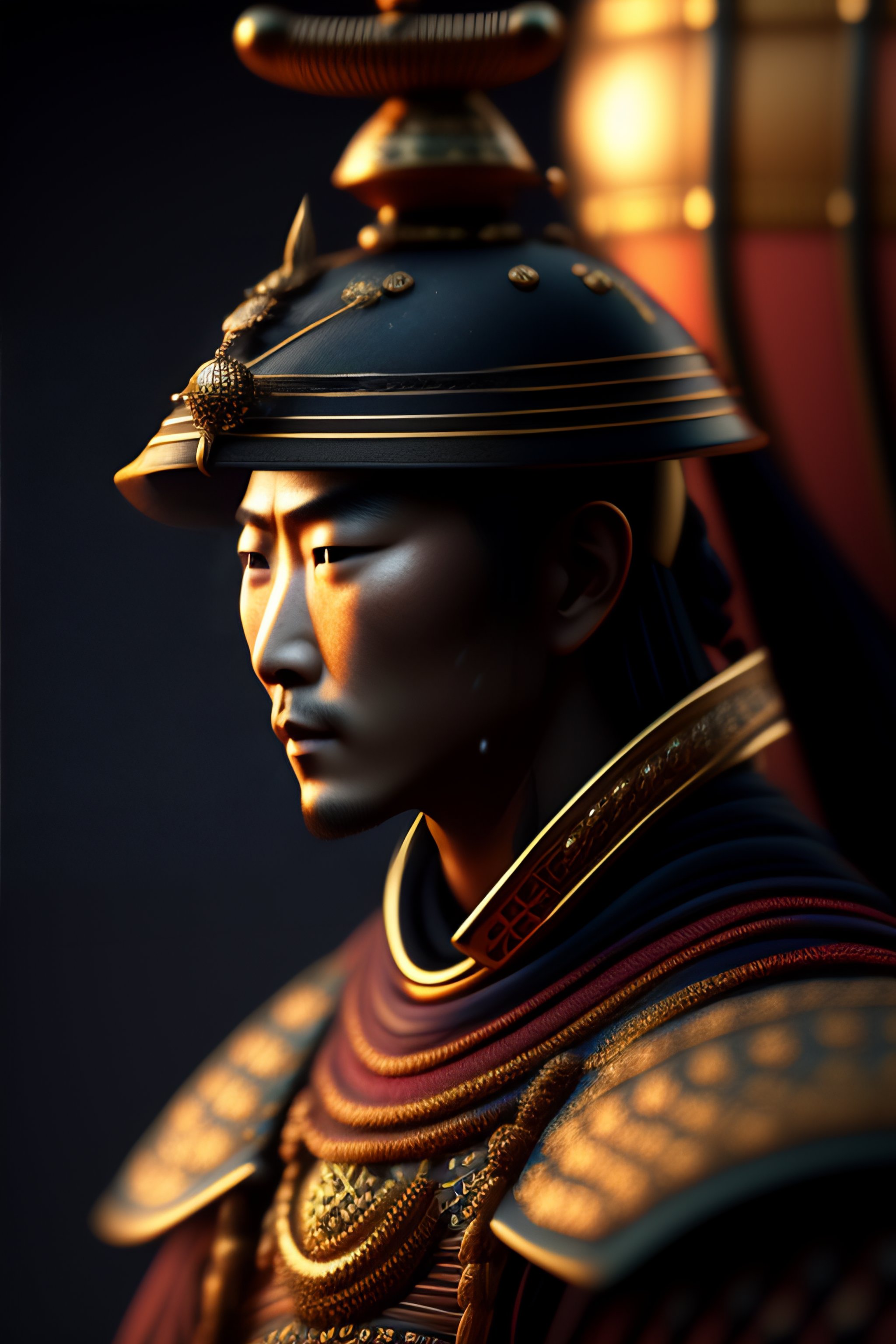 Lexica - Japanese samurai Mobile phone, centred, night time, octane ...