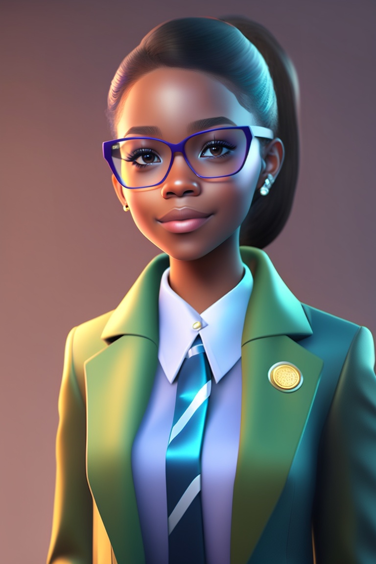 Lexica - 28 teenage tech girl with wear glass and suit, 8k 3d animated ...