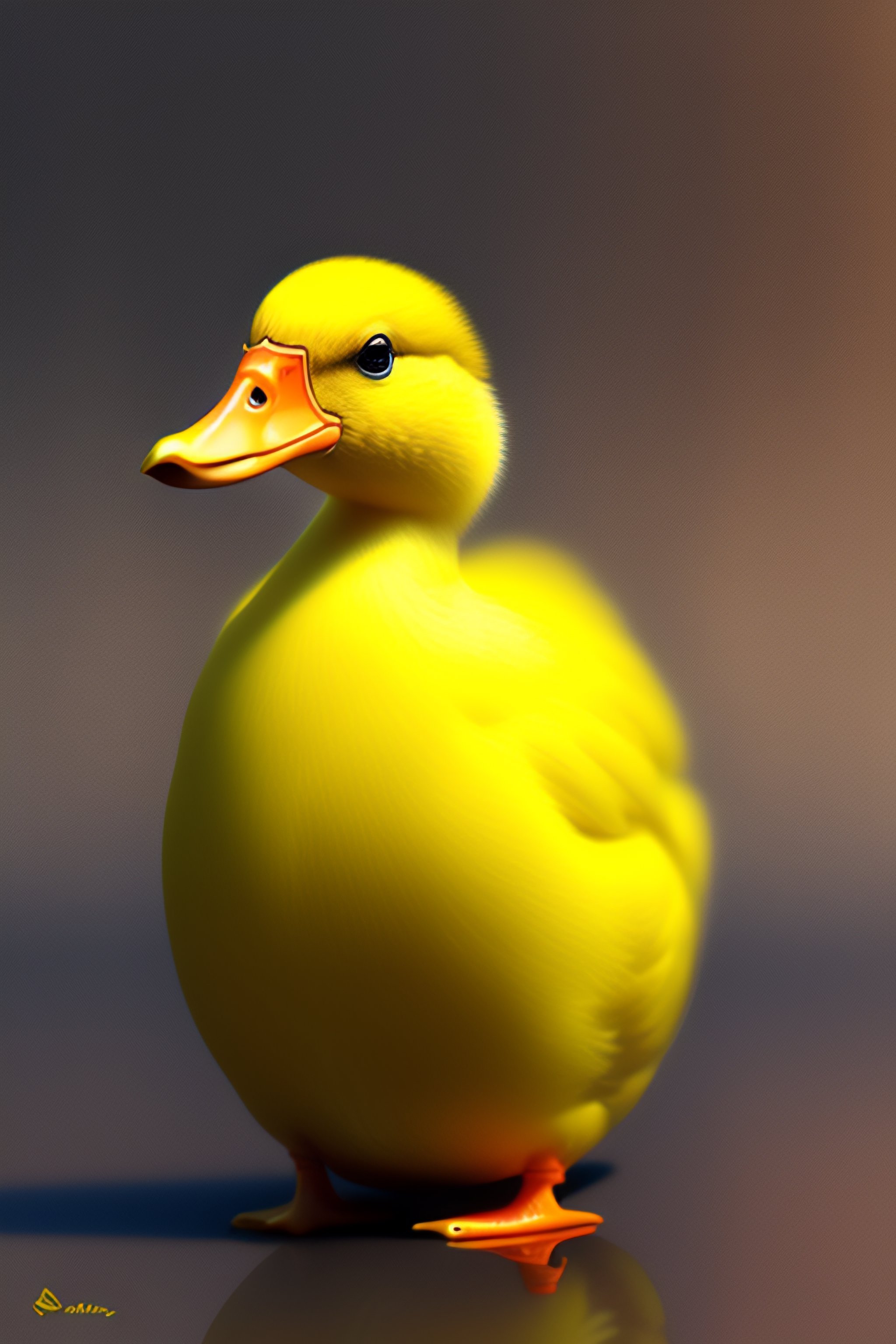 Lexica - Yellow duck 🎮, digital art