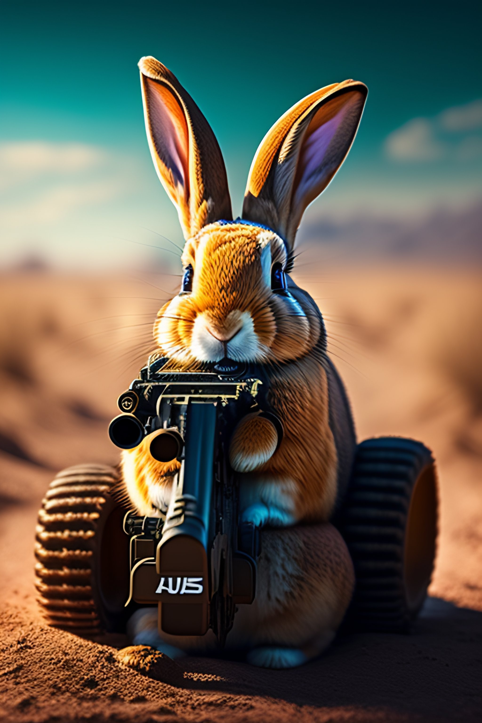 Lexica - Bad rabbit with a machine gun