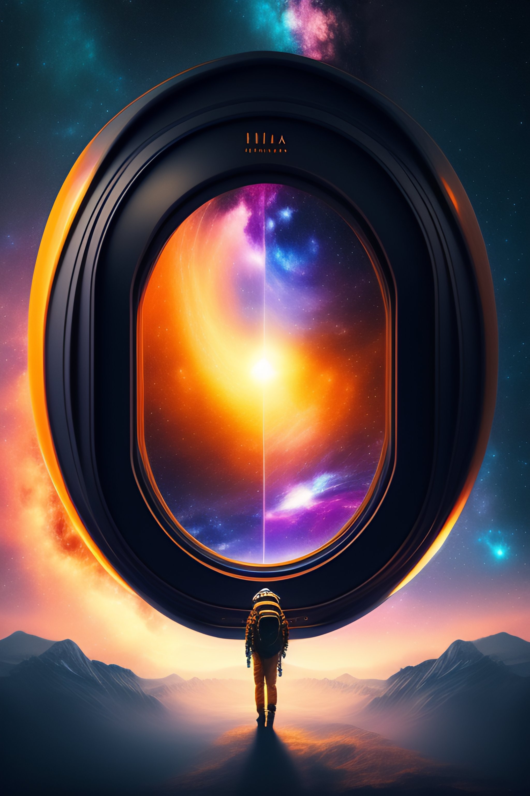 Lexica - Celestial space, nebulas, flyable humanoid, glance through the ...