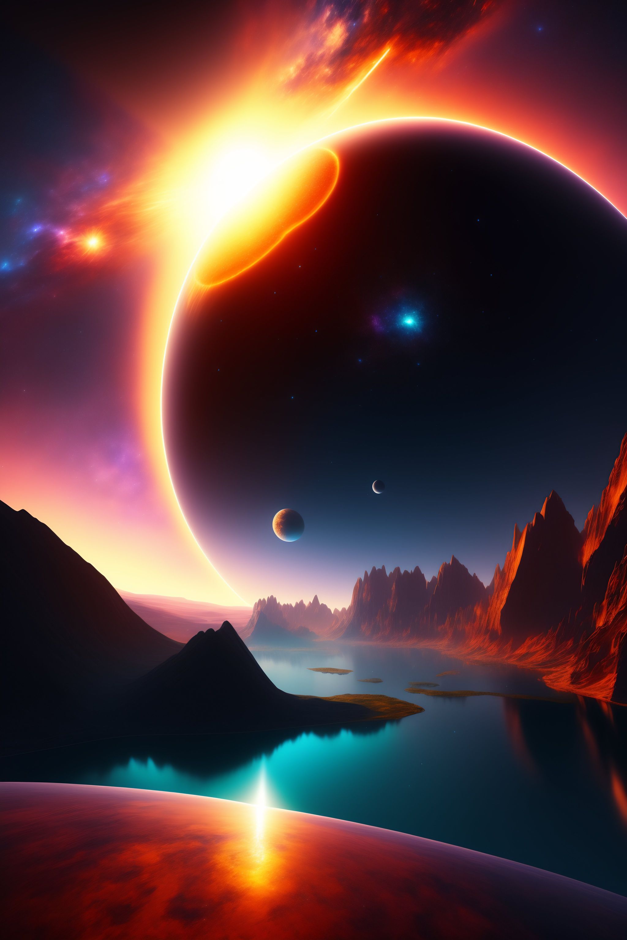 Lexica - This ultra-realistic CGI image of space is a unique ...