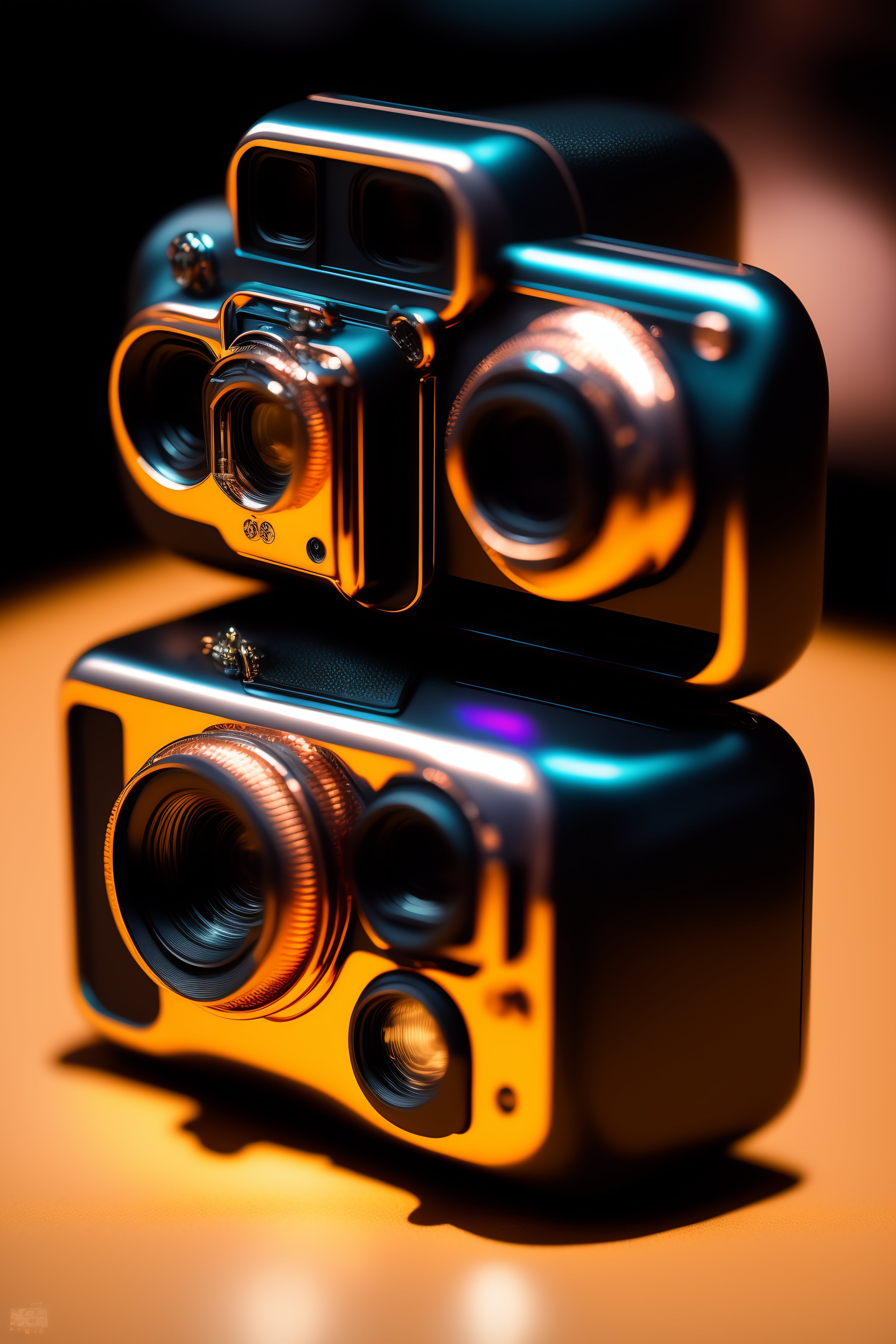 Lexica - Hyperrealistic rococo neo tokyo steampunk minimal instax mini ...