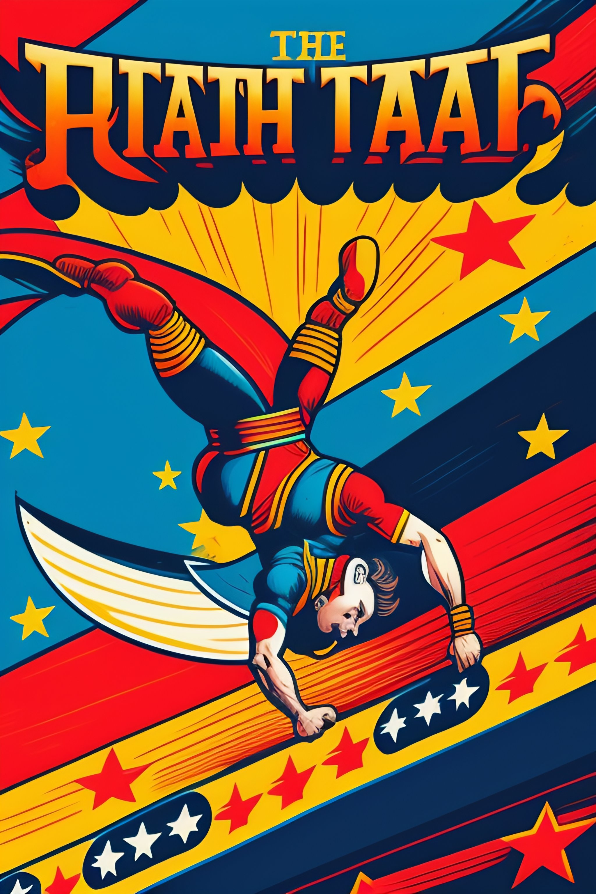 Lexica - Retro comic style artwork, highly detailed circus acrobat ...