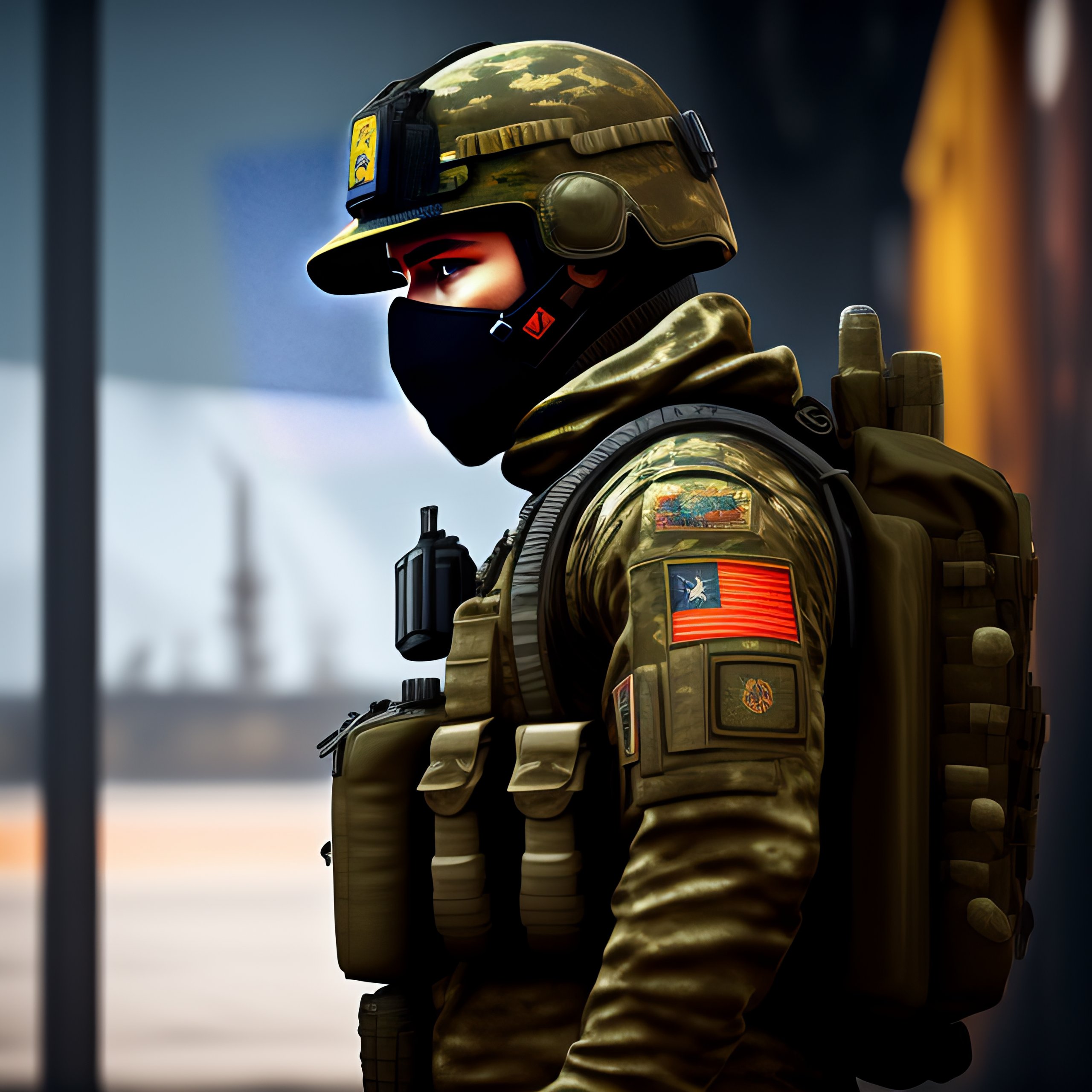 Lexica - CS-GO terrorist player, deluxe skin, militar symbols and ...