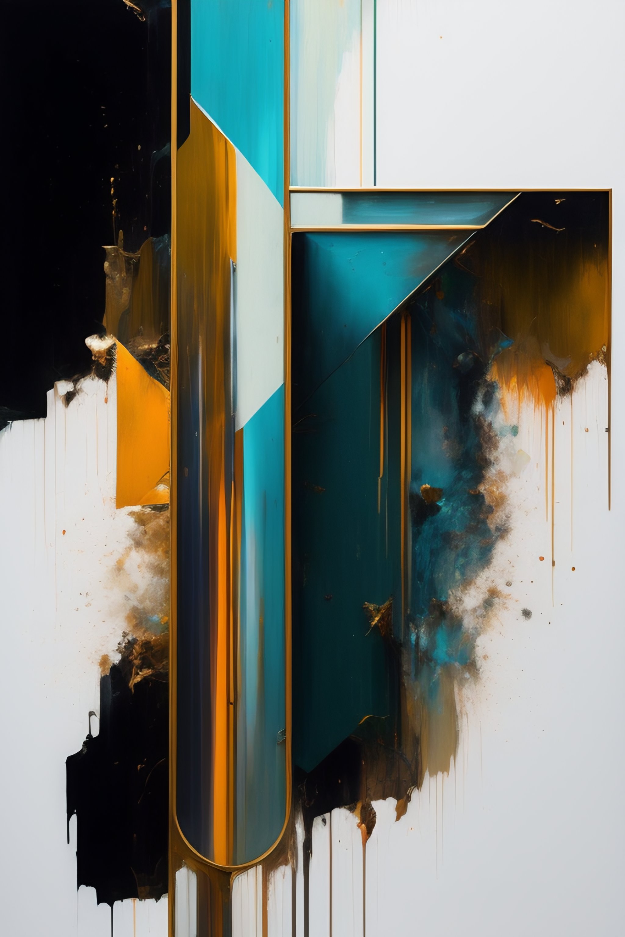 Lexica - Russell Mills, peeling paint, abstract, mixed media