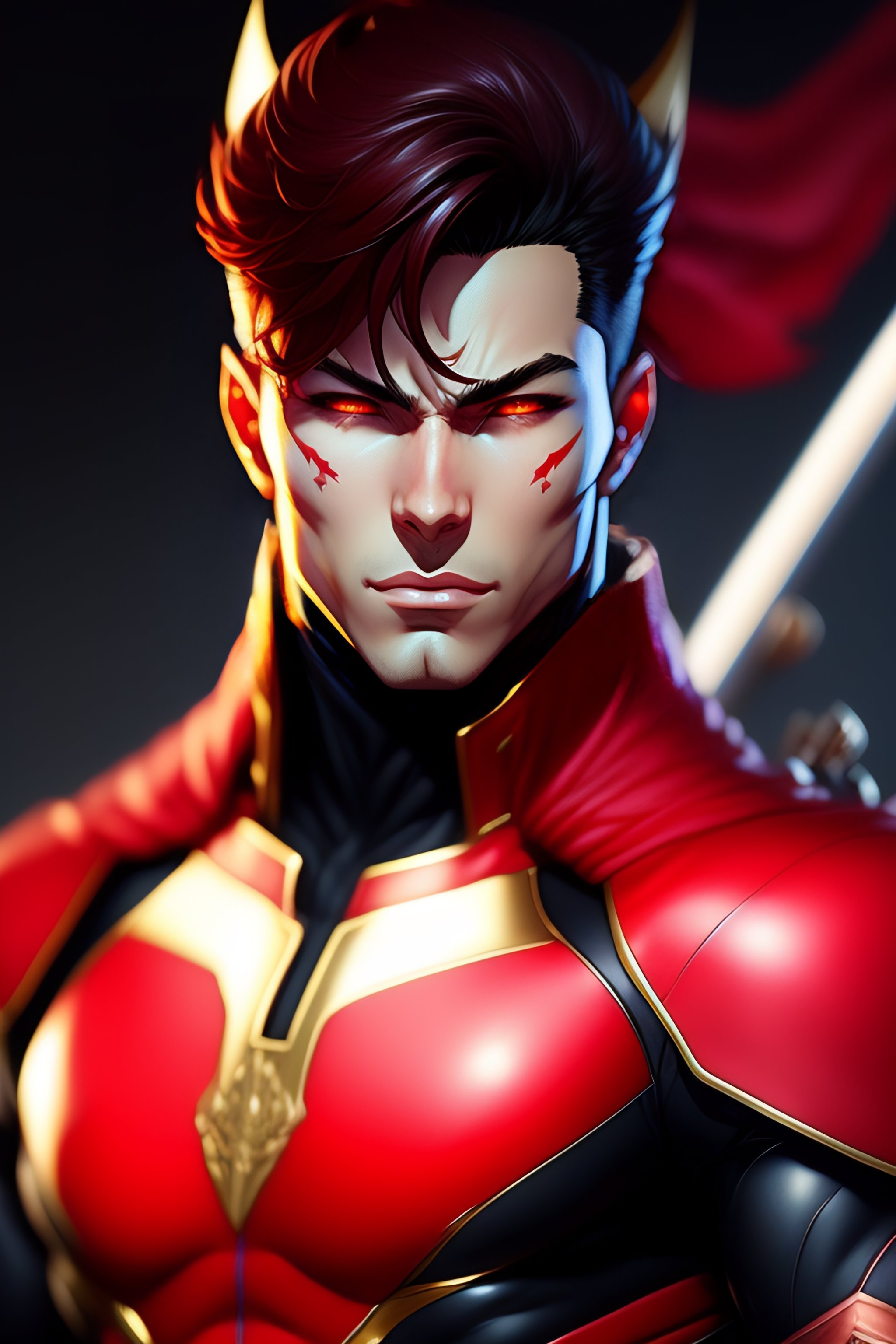 Lexica - Anime portrait of Jason Todd as Red Hood Beyond by Stanley ...