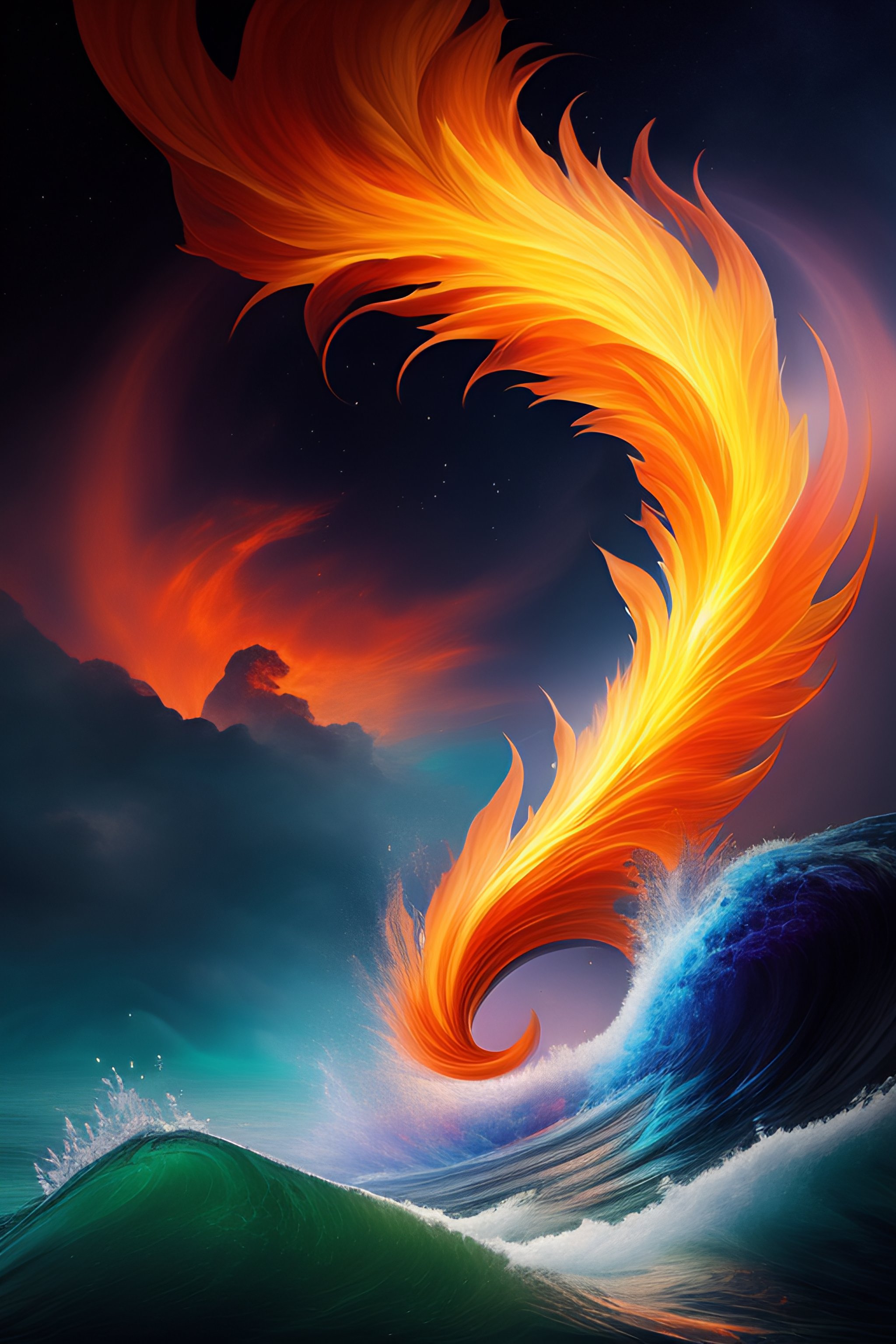 Lexica - Water element phoenix