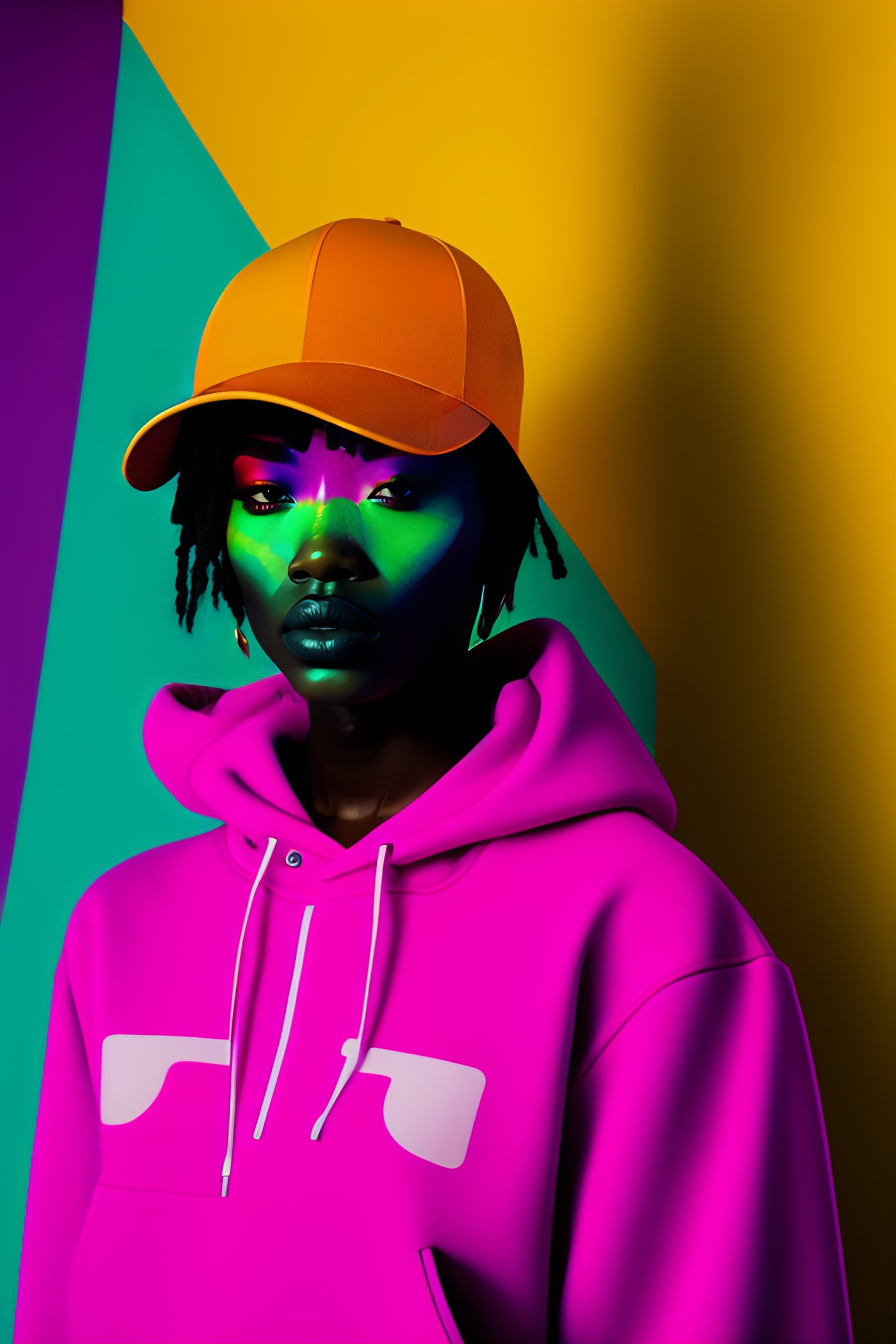 Lexica - Beautiful model in surreal colorful candy inspired fashion ...