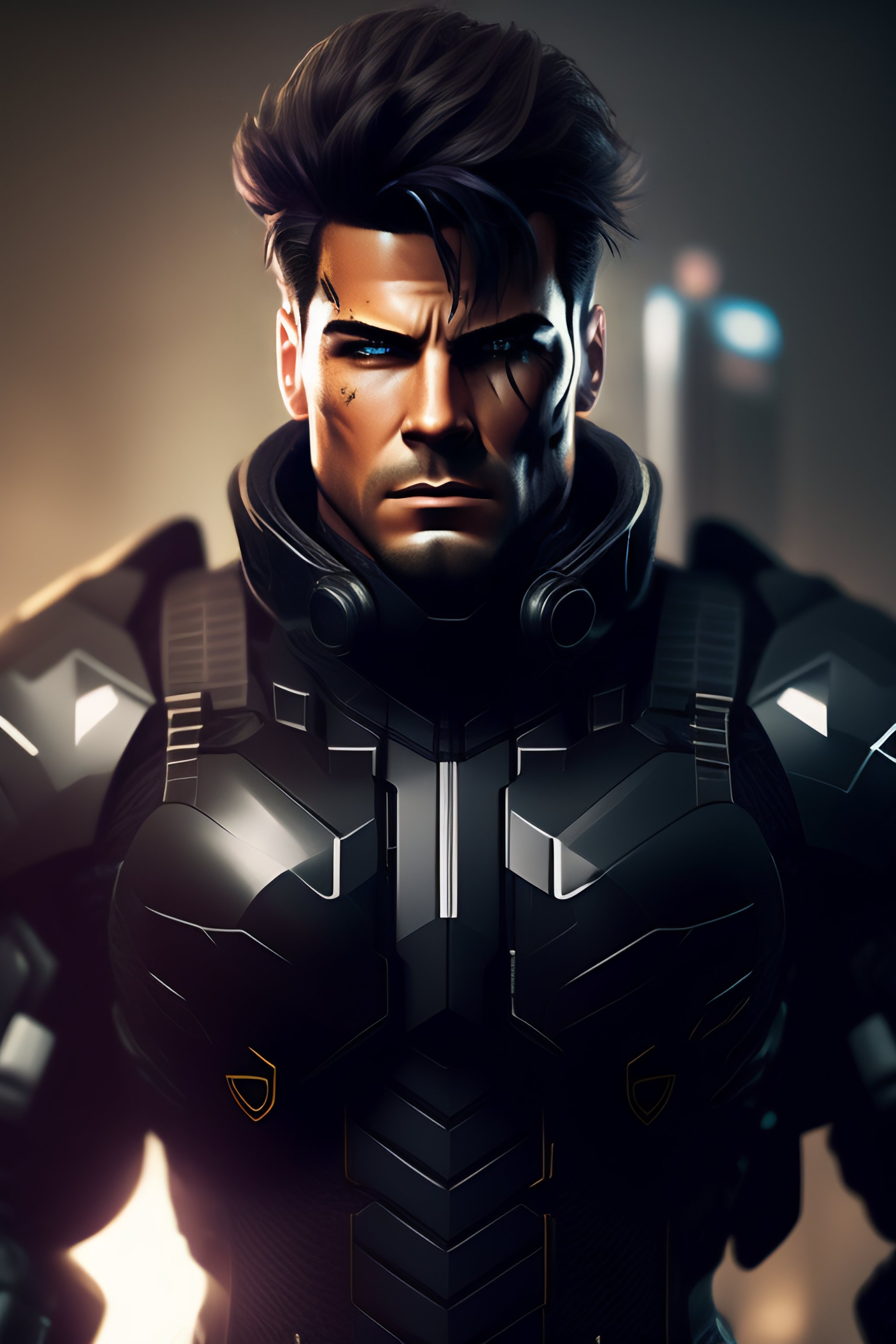 Lexica - Solid snake cyborg ,tech, suit, military ,sci-fi ,symmetry ...