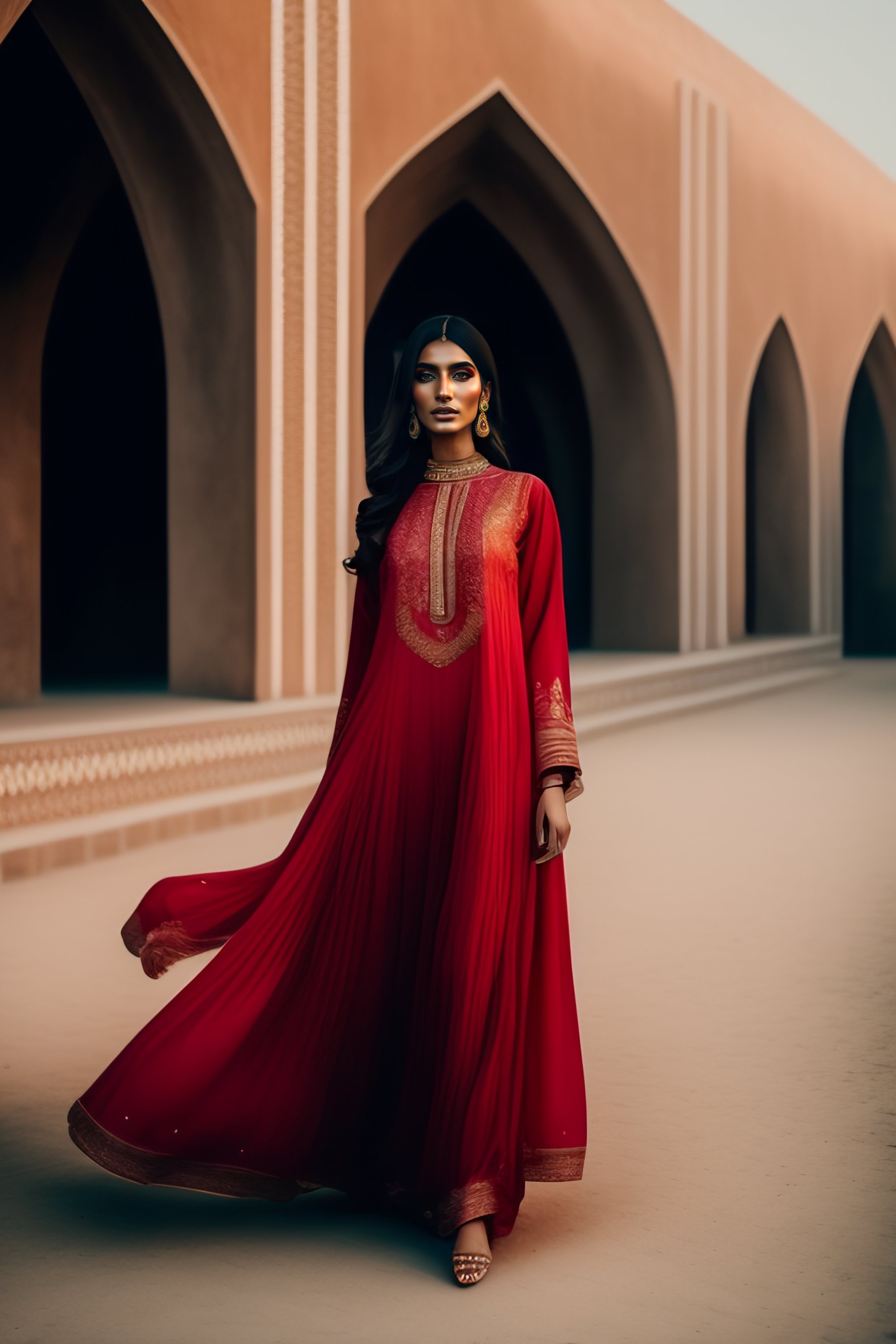 Lexica - Portrait of haute couture beautiful pakistani fashion model ...