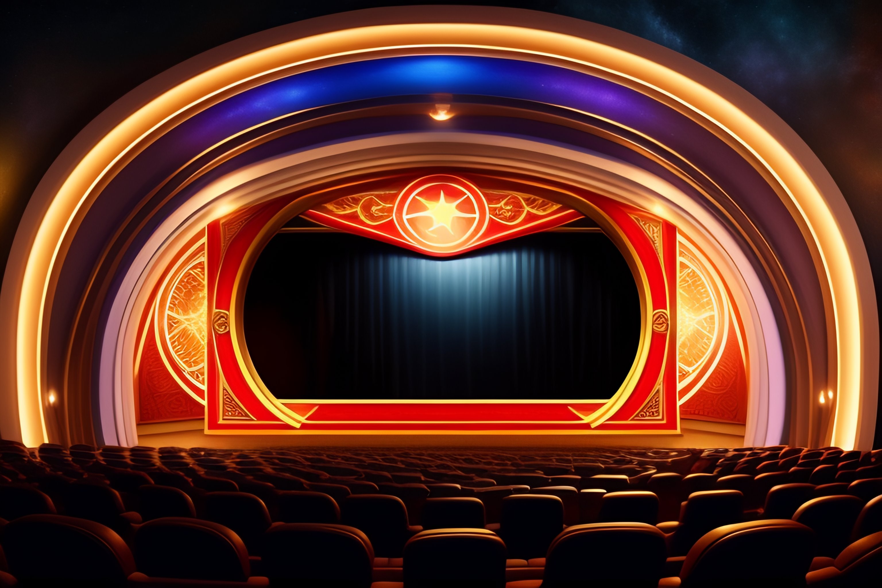 Movie Theater Screen Background