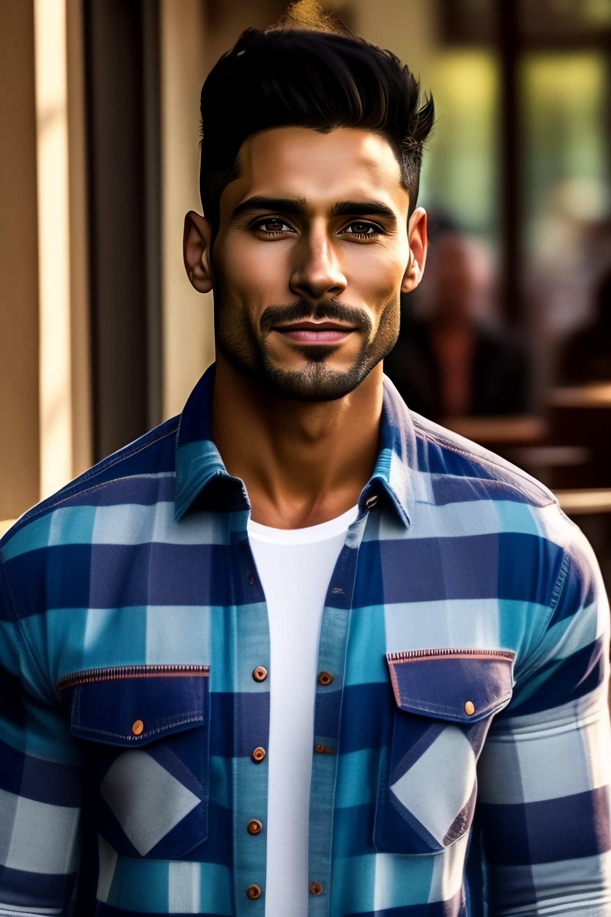 Lexica - 32-year-old man of 68 kilos in clothes of the 90's posing with ...