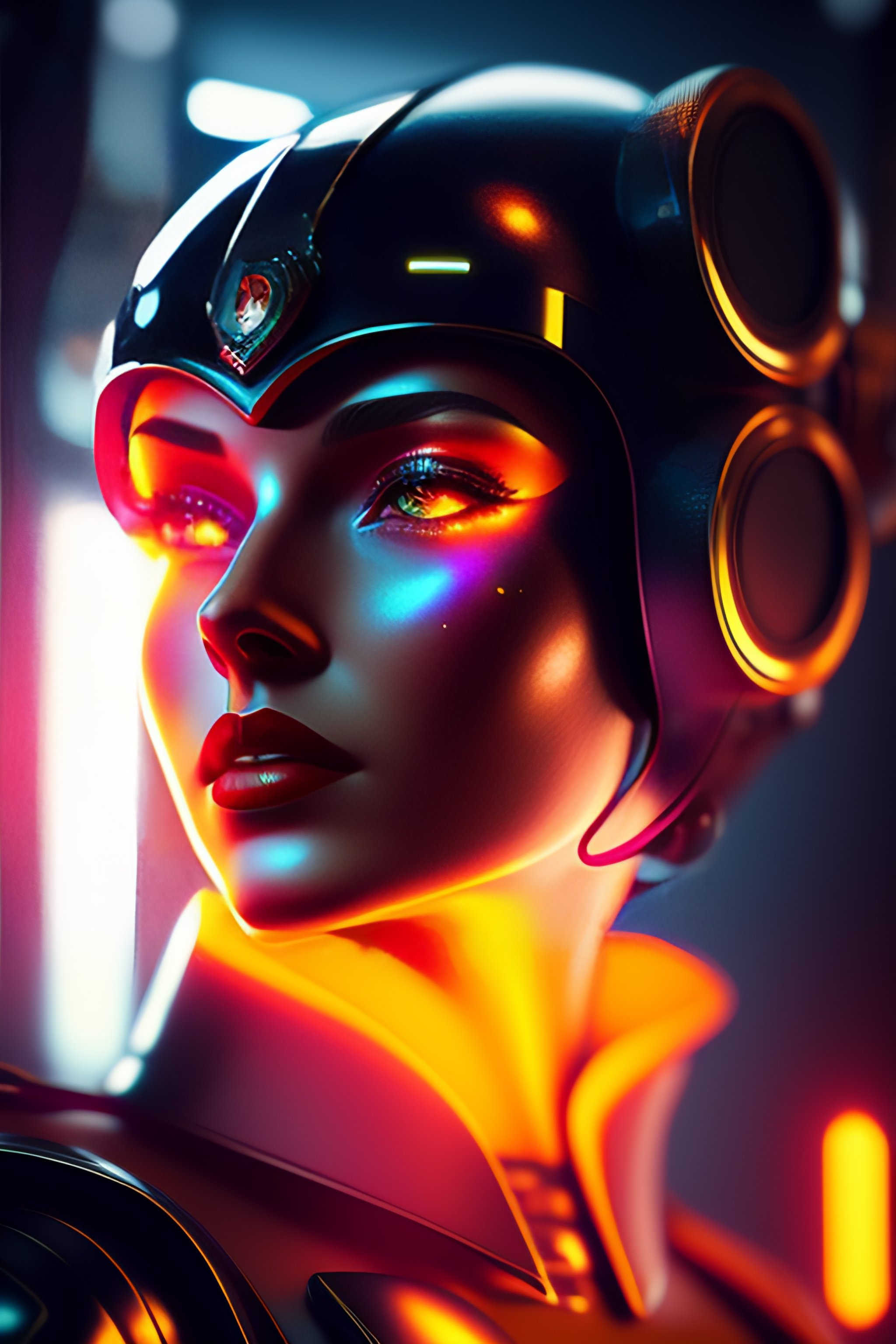 Lexica - Vintage Medium Shot 1920's Poster, Futuristic electronik ...