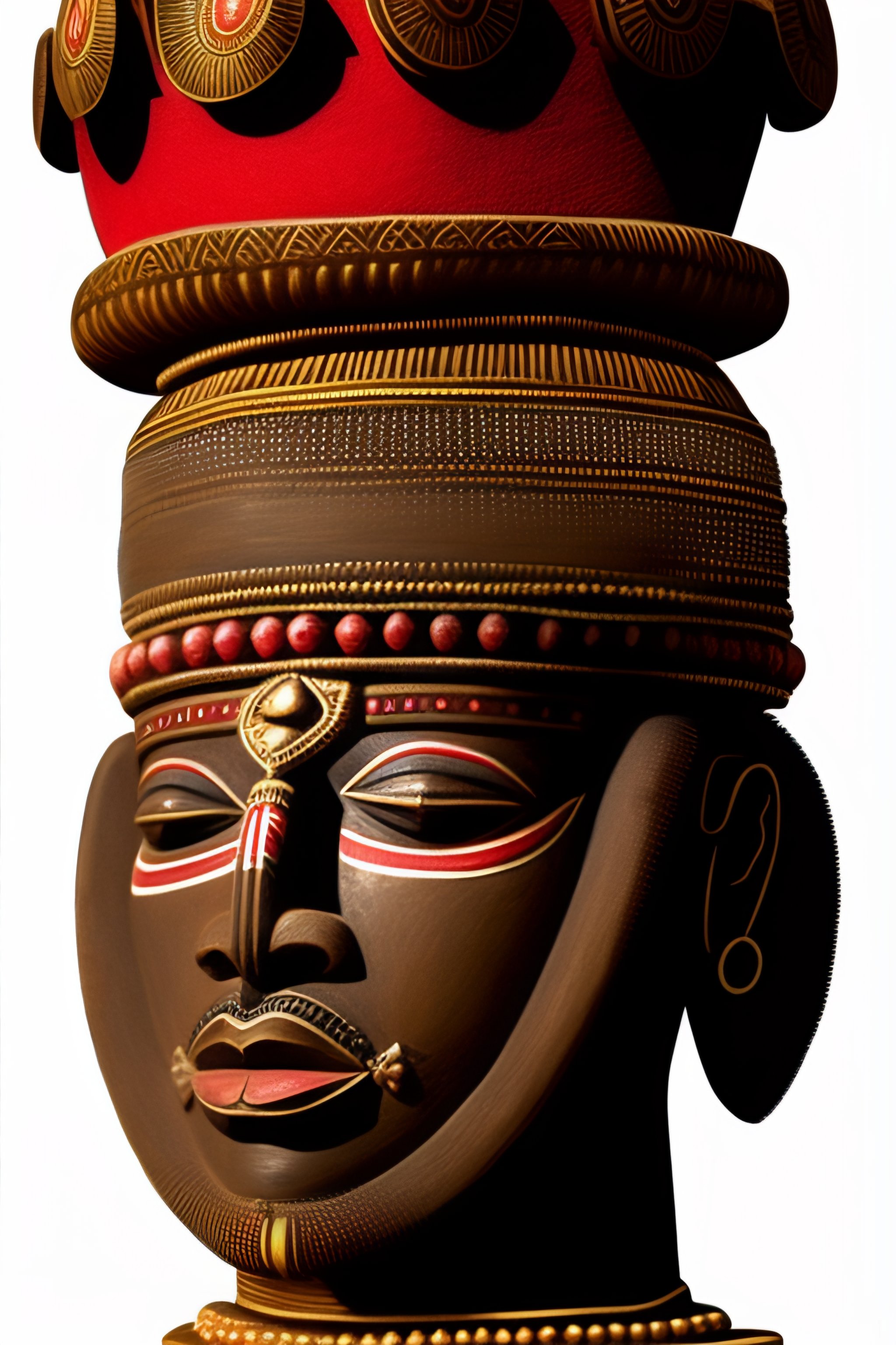 Lexica - Pencil ultradetailed sketch of the necromancer Benin ...