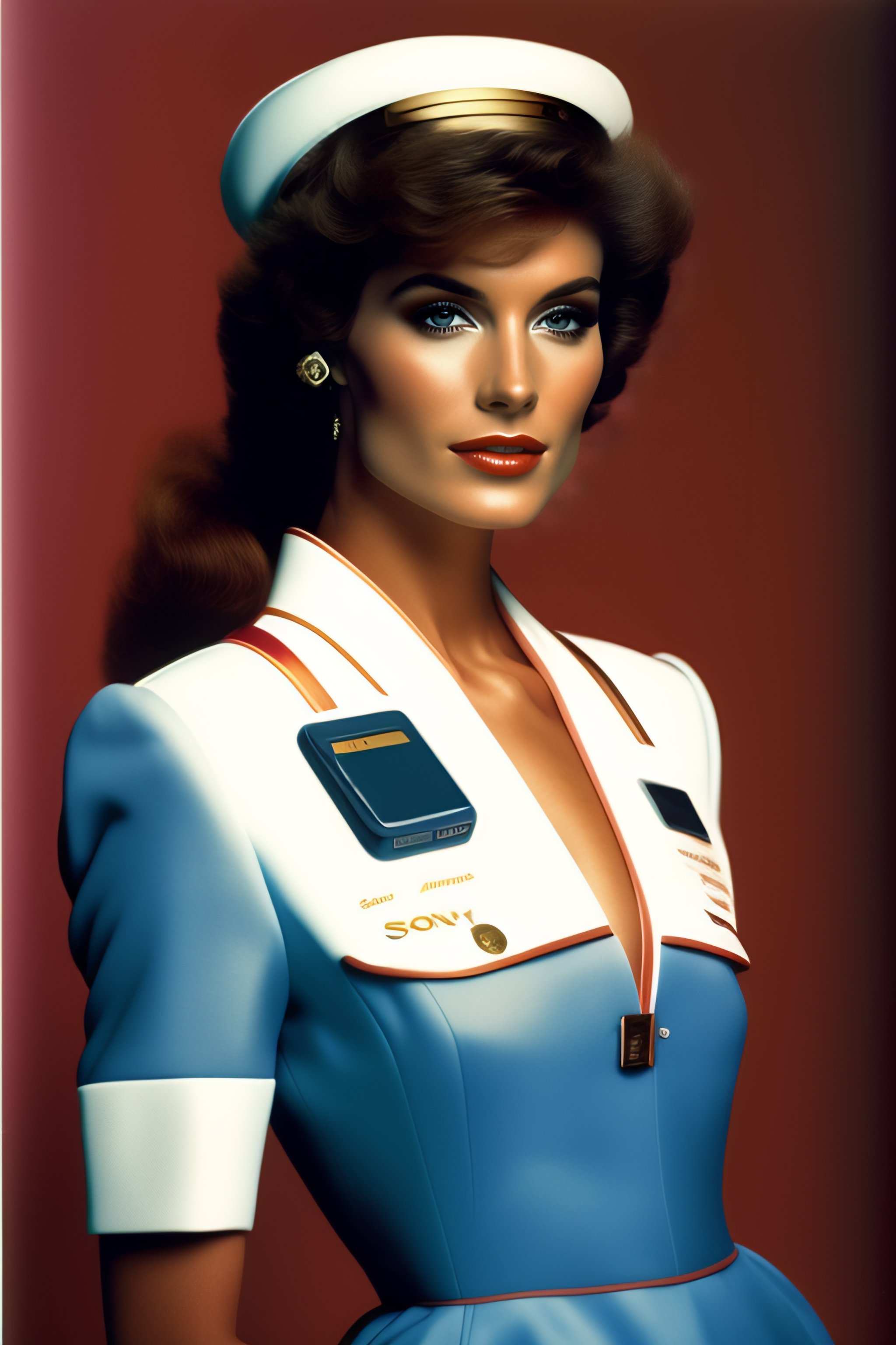 Lexica - 1980s product catalog photograph for a stylish wearable ...